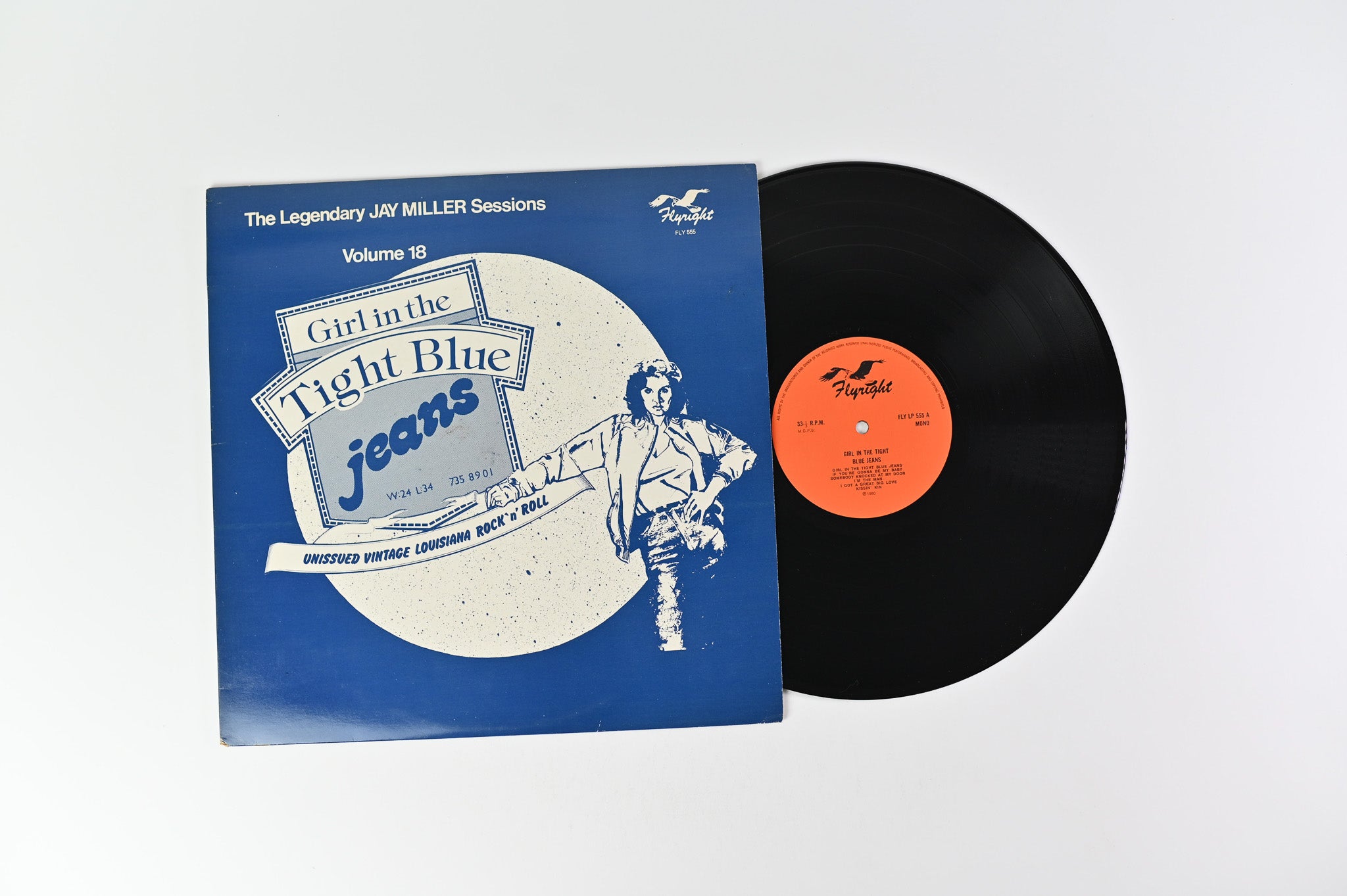 Various - Girl In The Tight Blue Jeans on Flyright Records