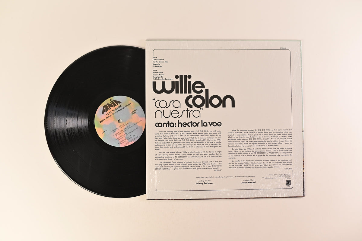 Willie Colón - Cosa Nuestra on Craft Recordings Ltd RSD Reissue – Plaid Room Records