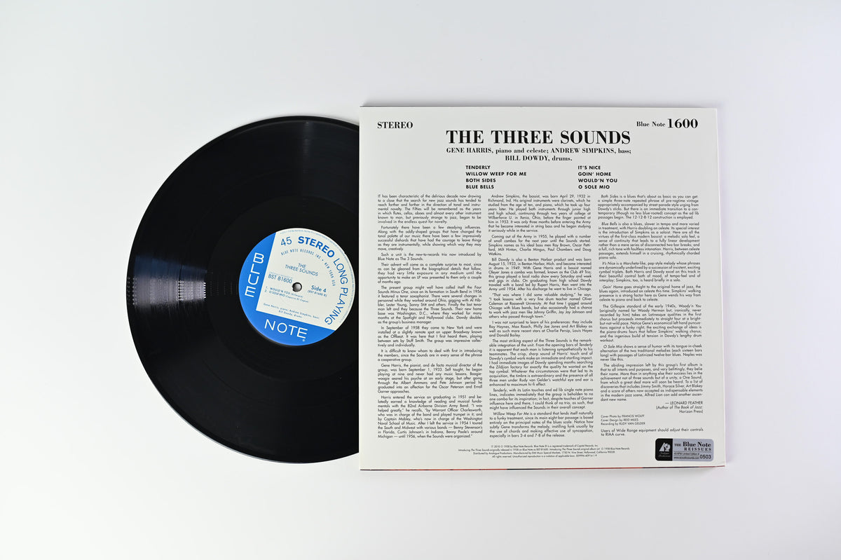The Three Sounds - Introducing The Three Sounds on Blue Note Analogue ...
