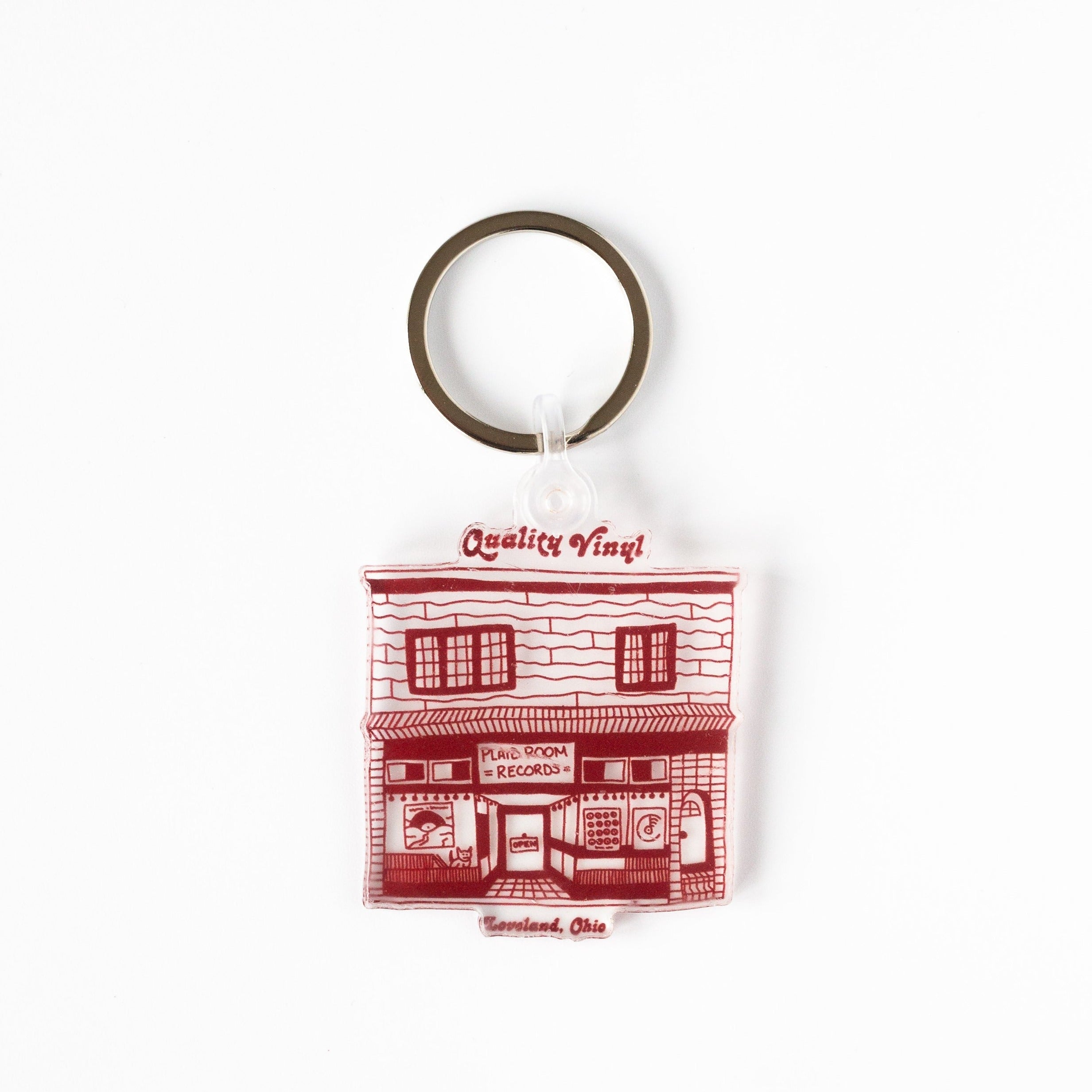 Plaid Room Storefront Keychain