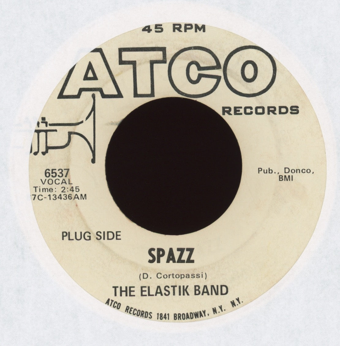 The Elastik Band - Spazz on Atco Promo