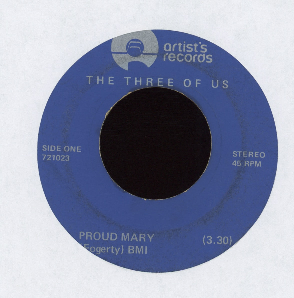 The Three Of Us - Ain't No Sunshine on Artist's Records Psych Soul Fun