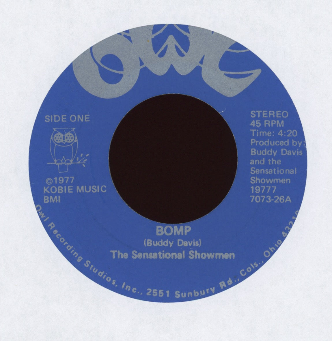 The Sensational Showmen - Bomp on Owl 70's Soul Funk 45