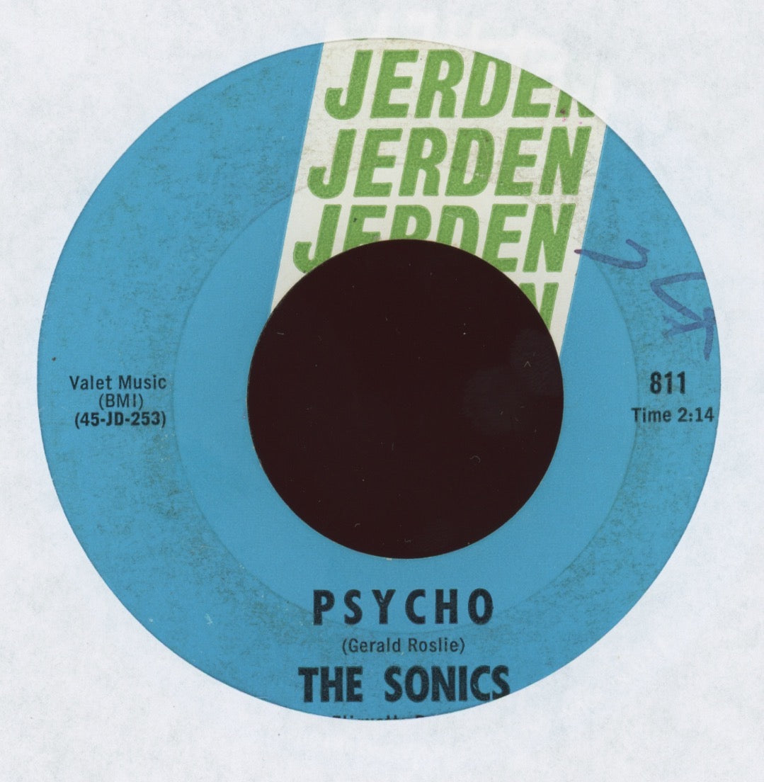 The Sonics - Psycho on Jerden Garage 45