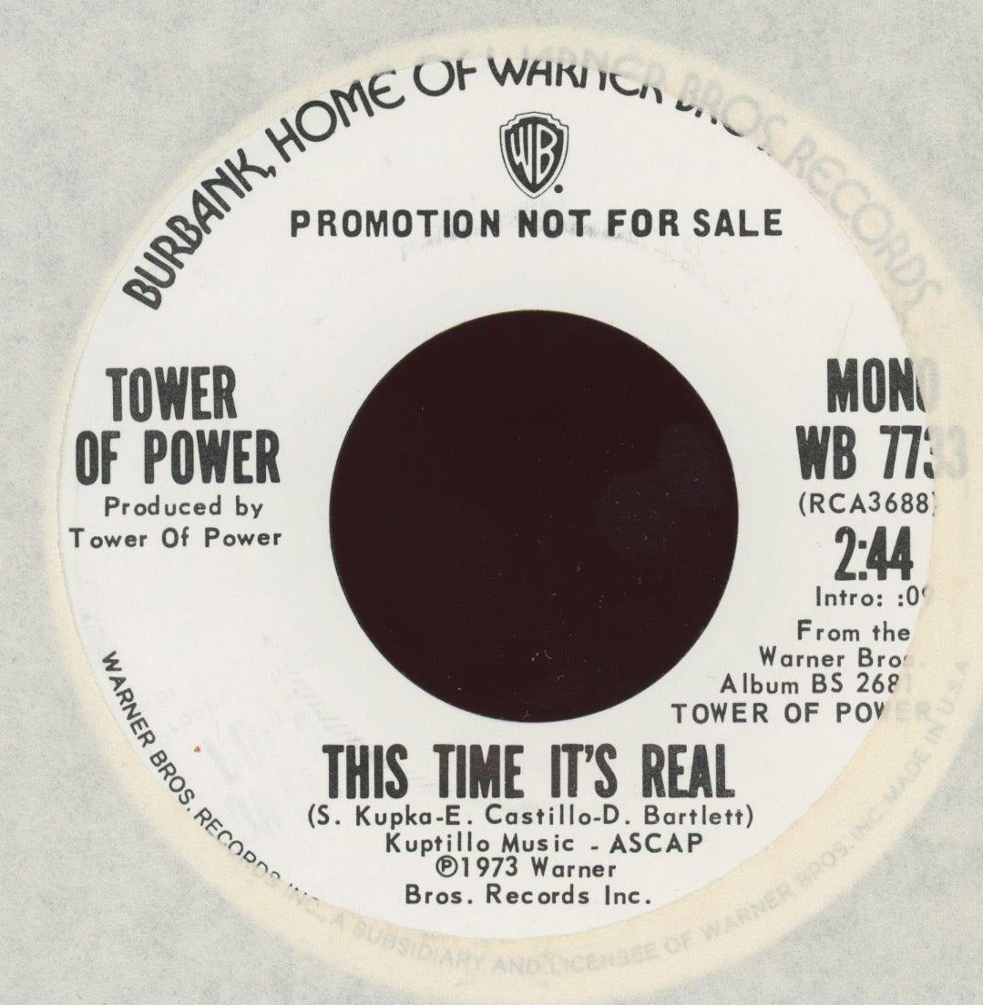 Tower Of Power - This Time It's Real on WB Promo Northern soul 45