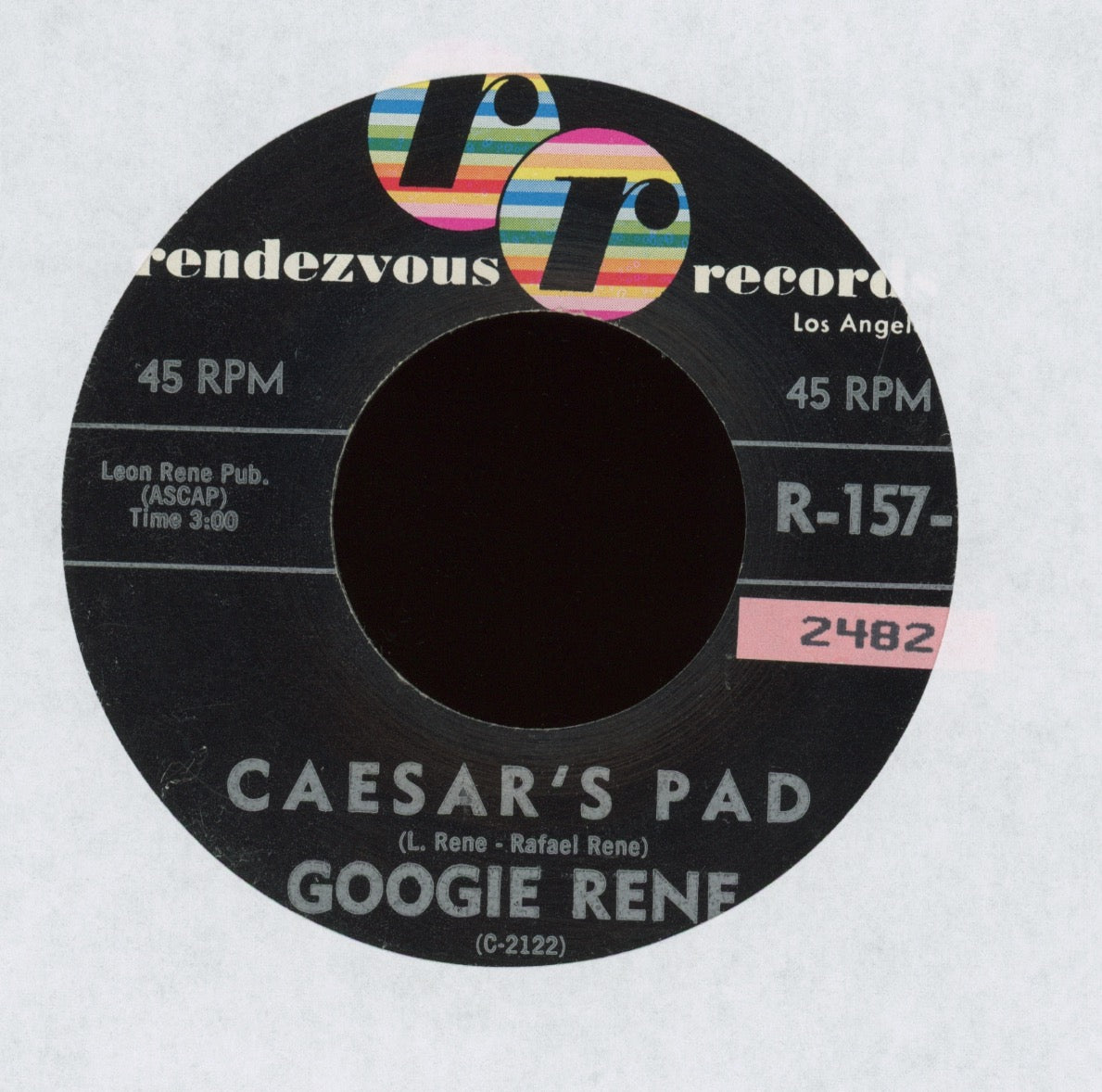 Googie Rene - Caesar's Pad on Rendezvous Mod Soul Jazz 45