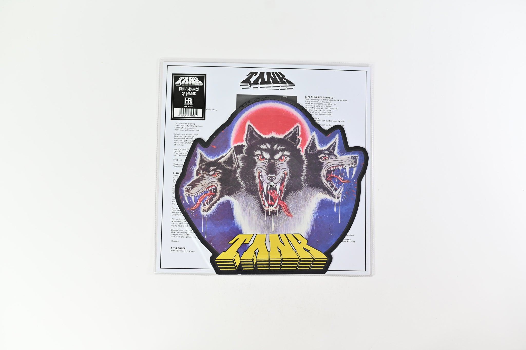 Tank - Filth Hounds Of Hades on High Roller Records - Shaped Picture D