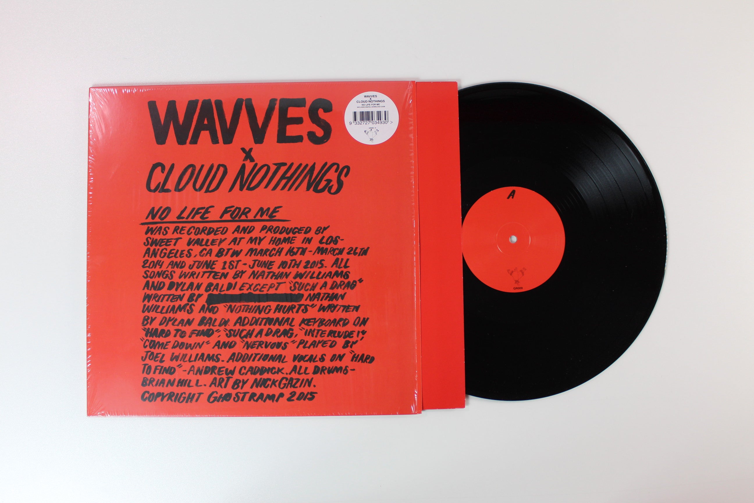 Wavves / Cloud Nothings - No Life For Me on Ghost Ramp Ltd Edition