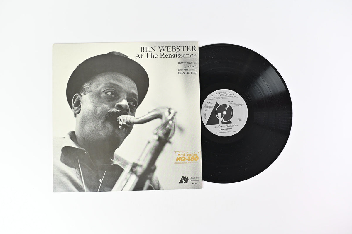Ben Webster - At The Renaissance Analogue Productions Ltd Numbered Rei ...