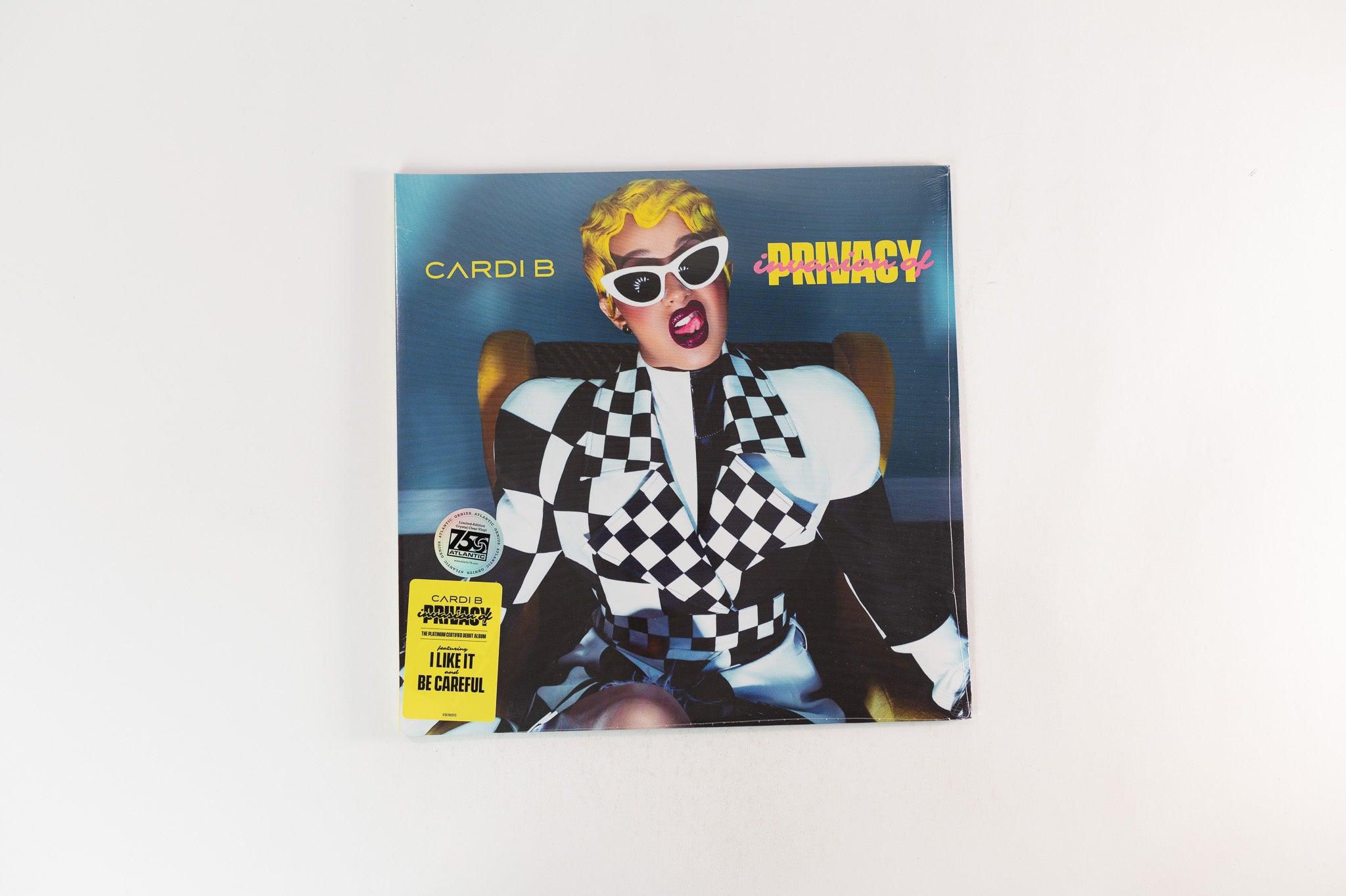 Cardi B - Invasion of Privacy on Atlantic Ltd Clear Vinyl Sealed