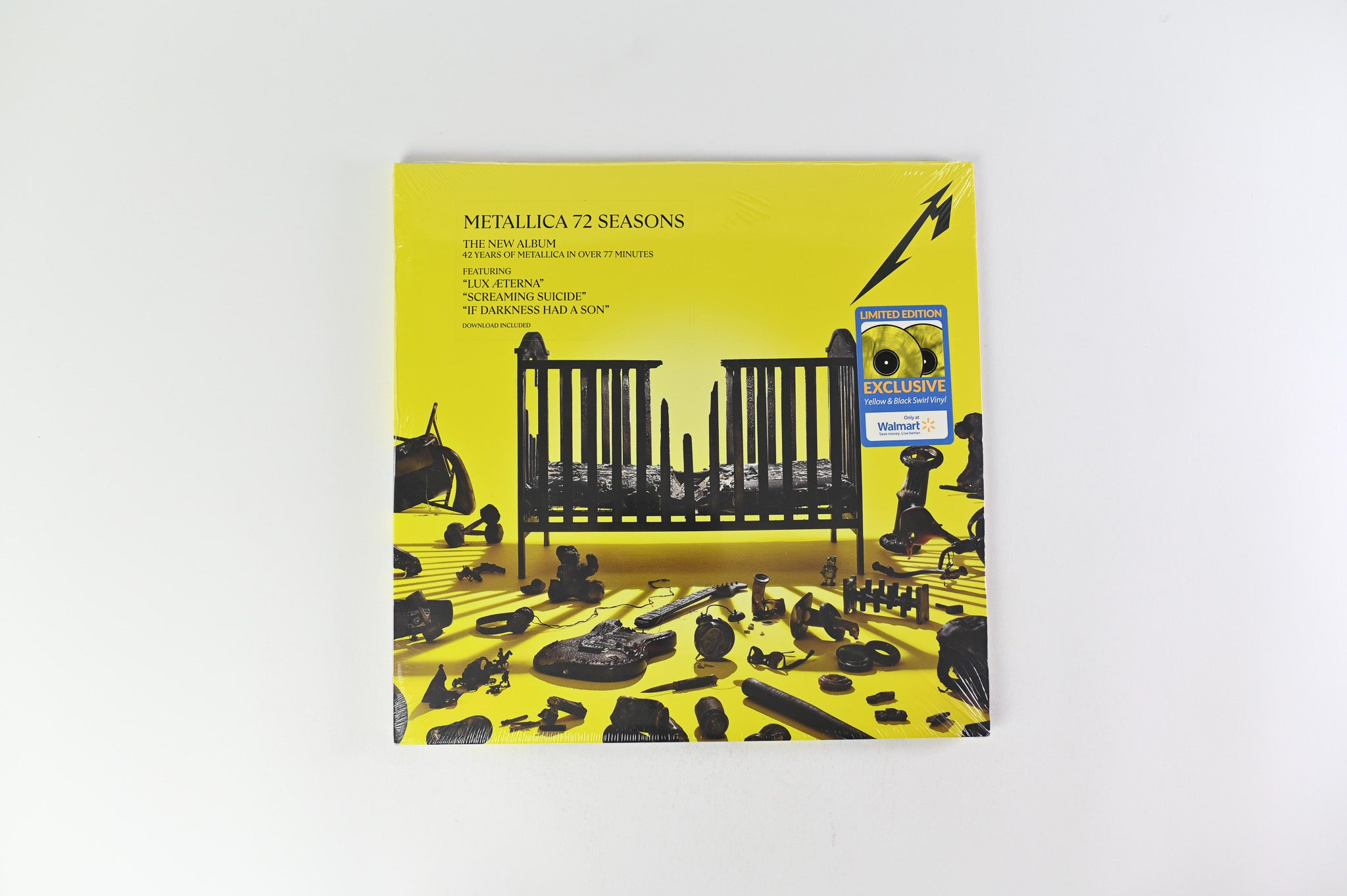 Metallica - 72 Seasons on Blackened - Never Mellow Yellow Vinyl Sealed