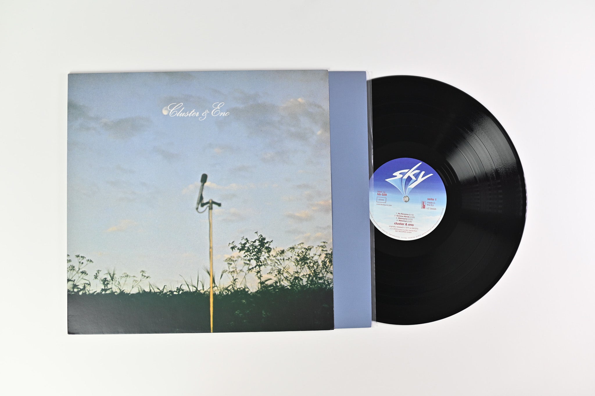 Cluster - Cluster & Eno on Bureau B Sky Reissue