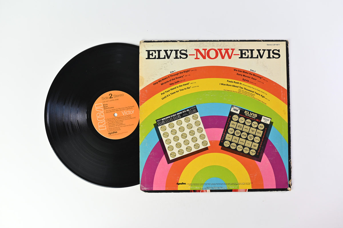 Elvis Presley - Elvis Now on RCA With Promo Sticker – Plaid Room Records