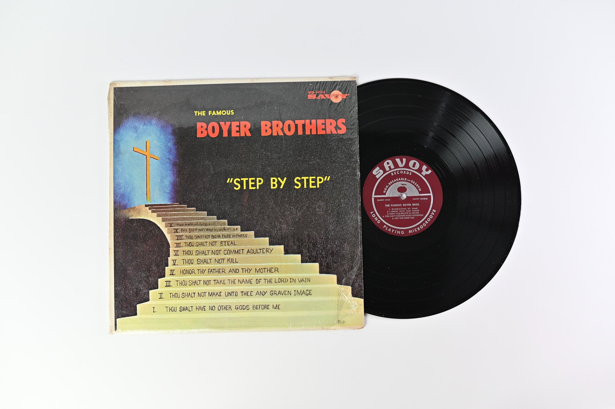 The Boyer Brothers - Step By Step on Savoy Records