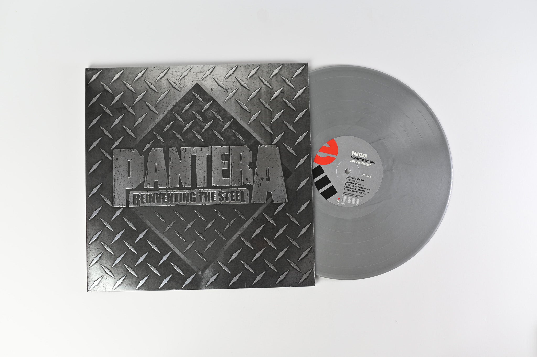 Pantera - Reinventing The Steel on Rhino Deluxe Ltd Silver Vinyl Reiss