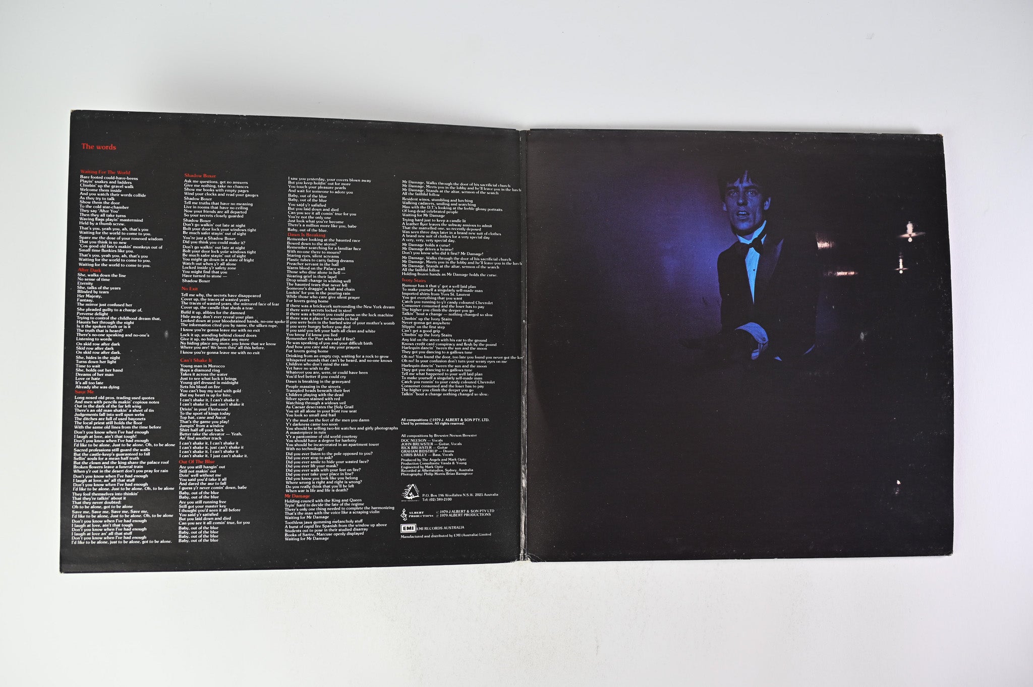 The Angels - No Exit on Albert Productions Australian Pressing