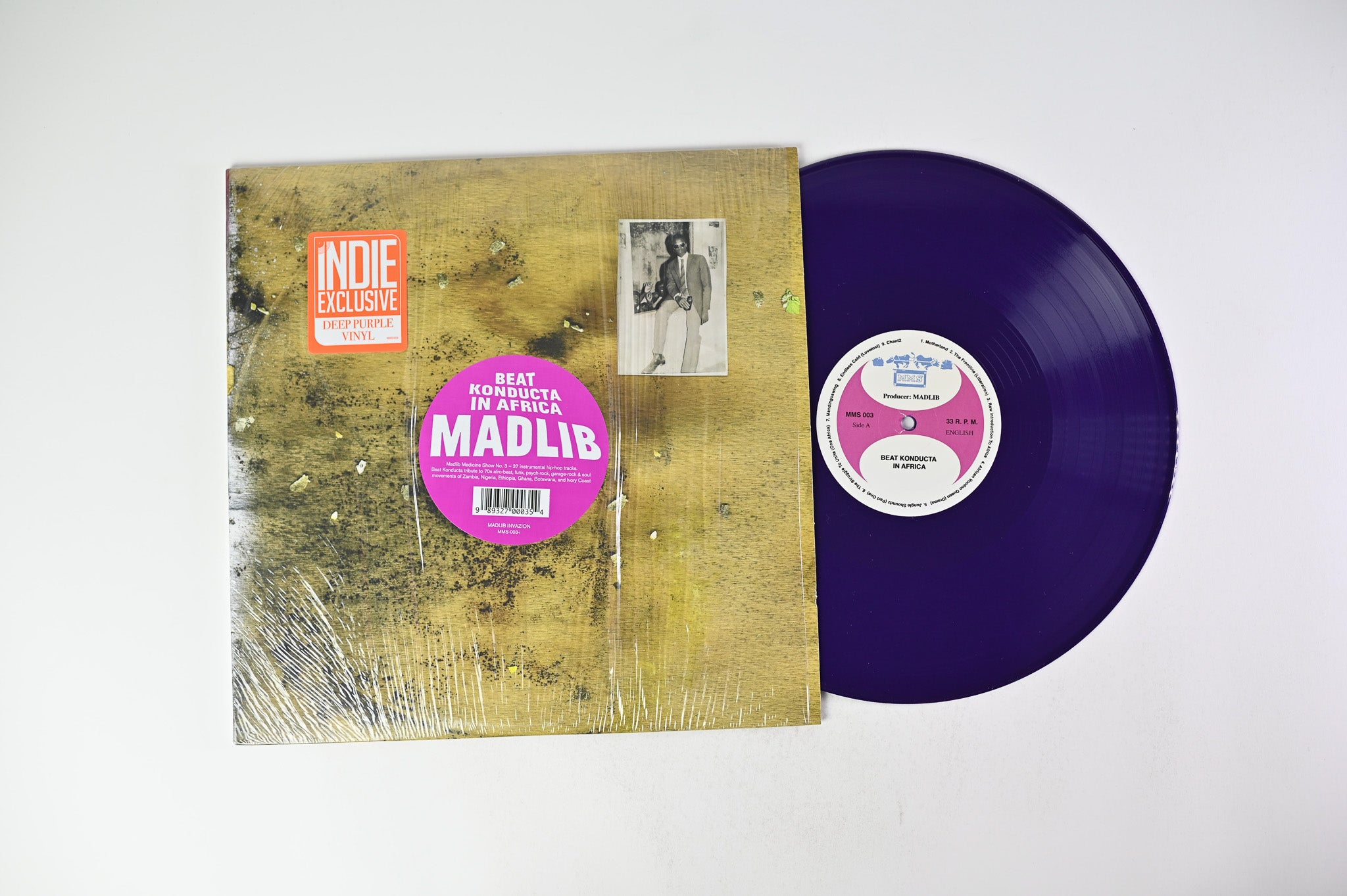 Madlib - Beat Konducta In Africa Reissue on Madlib Invazion Purple Vin