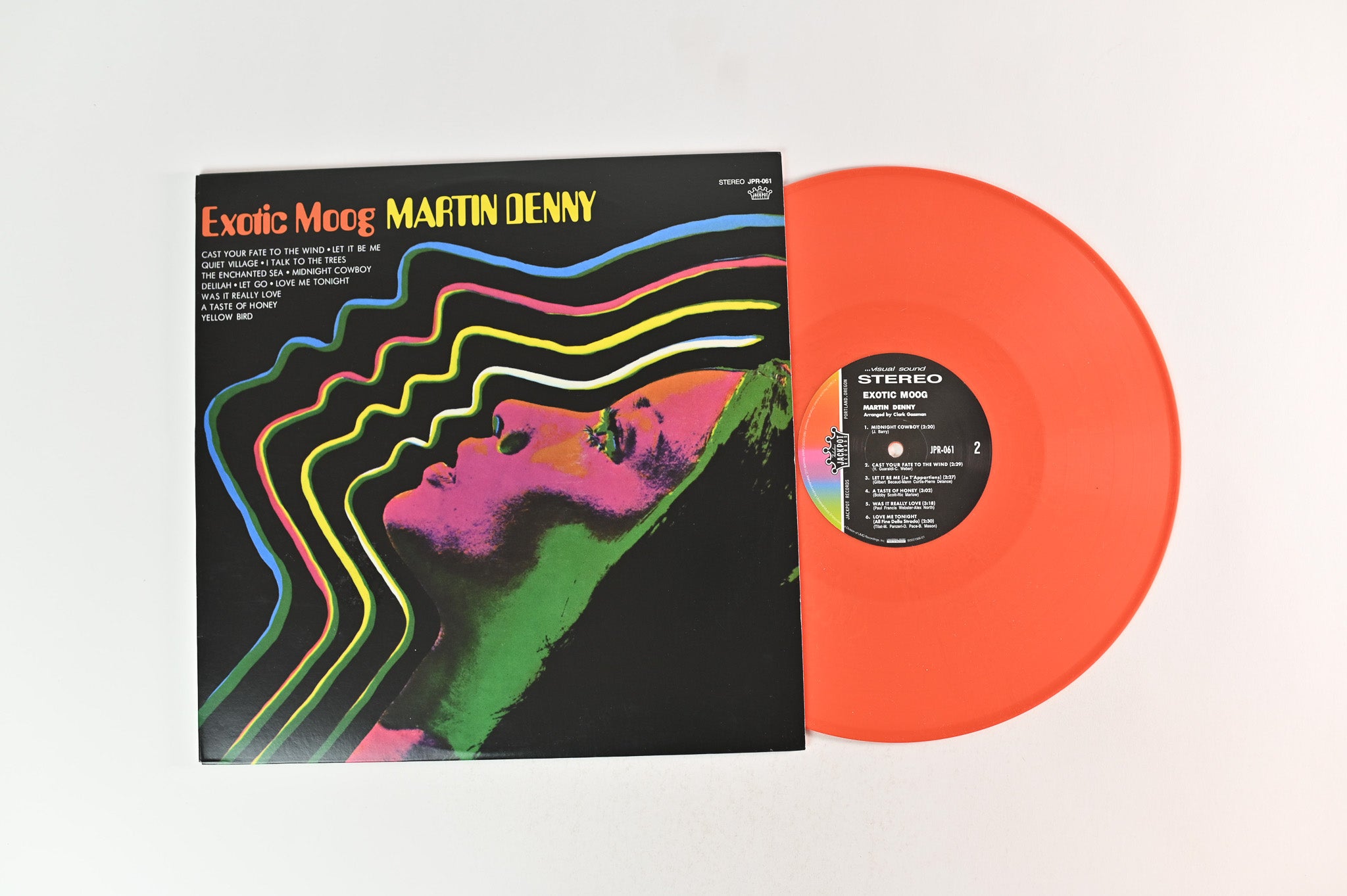 Martin Denny - Exotic Moog on Jackpot RSD 2020 Ltd Orange Marbled Reis