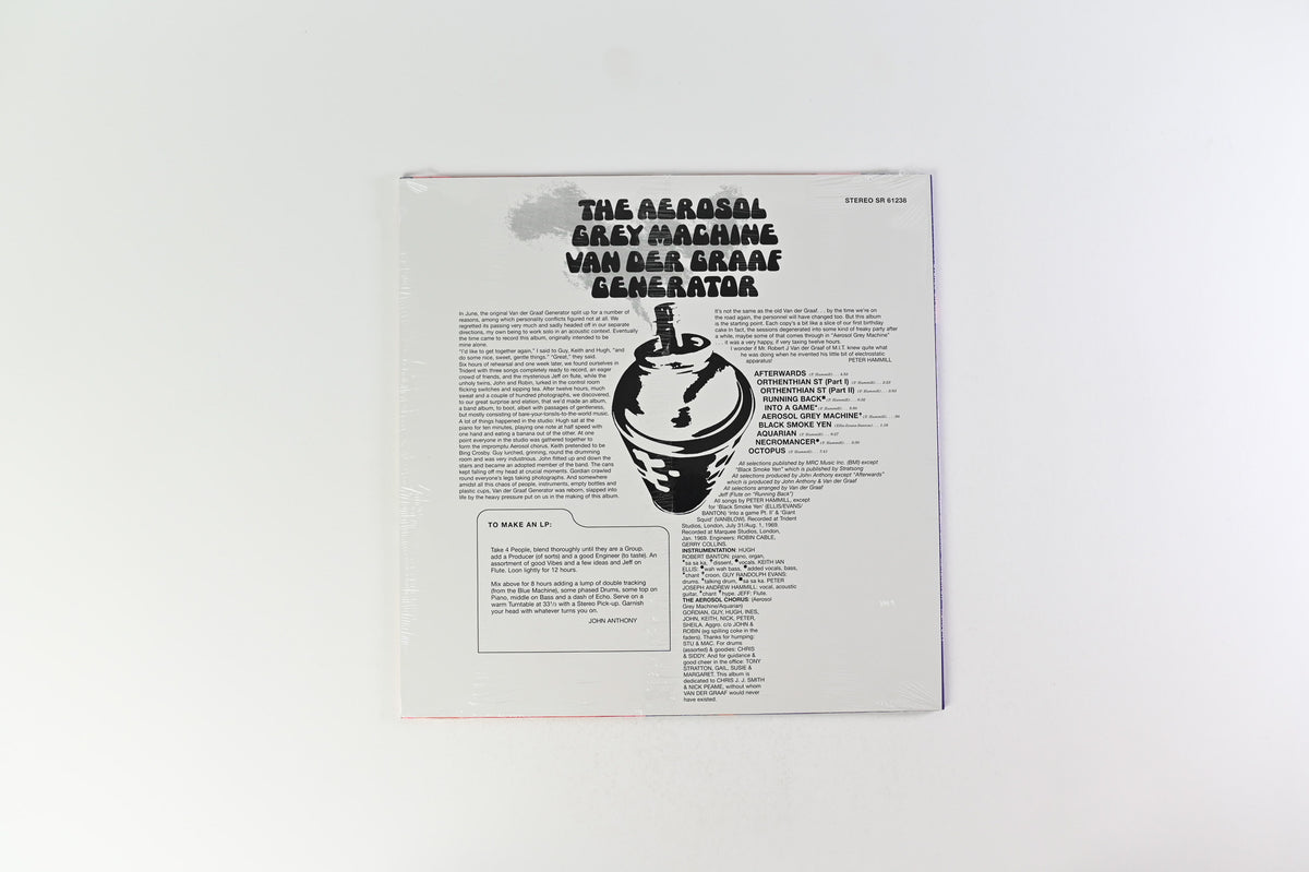 Van Der Graaf Generator - The Aerosol Grey Machine on Mercury Reissue ...