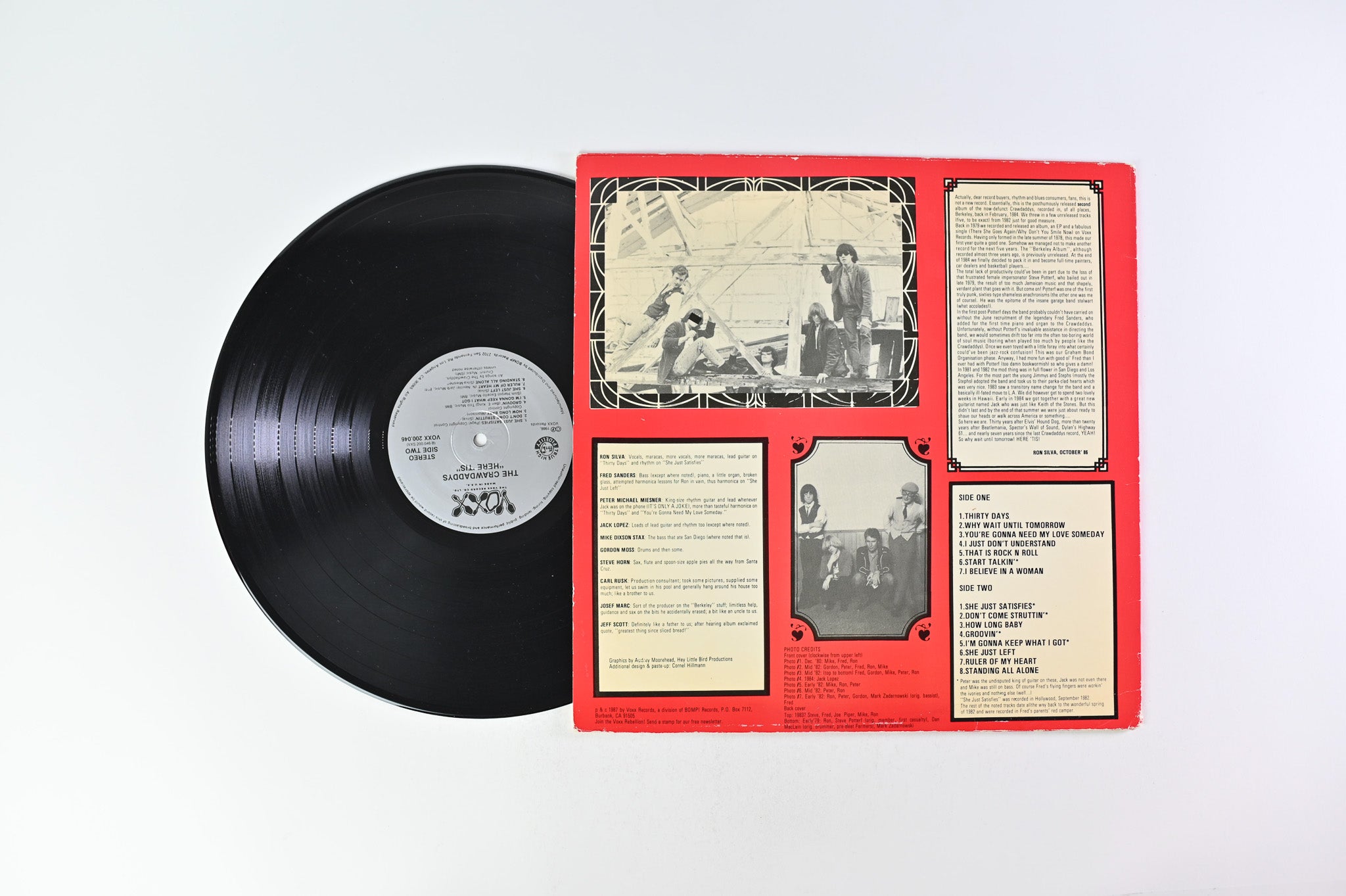 The Crawdaddys - Here 'Tis! on Voxx Records