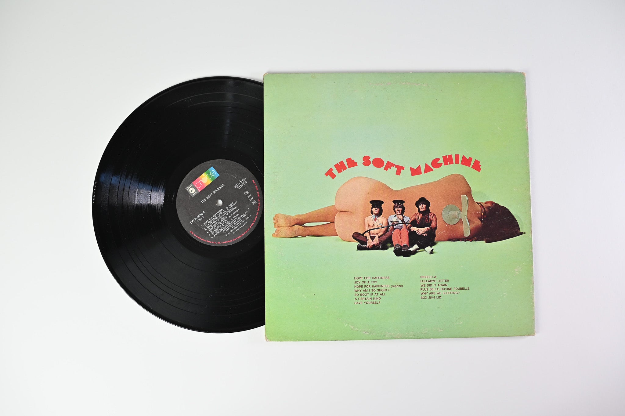 Soft Machine - The Soft Machine on Probe/ABC Records Uncensored Die-Cu
