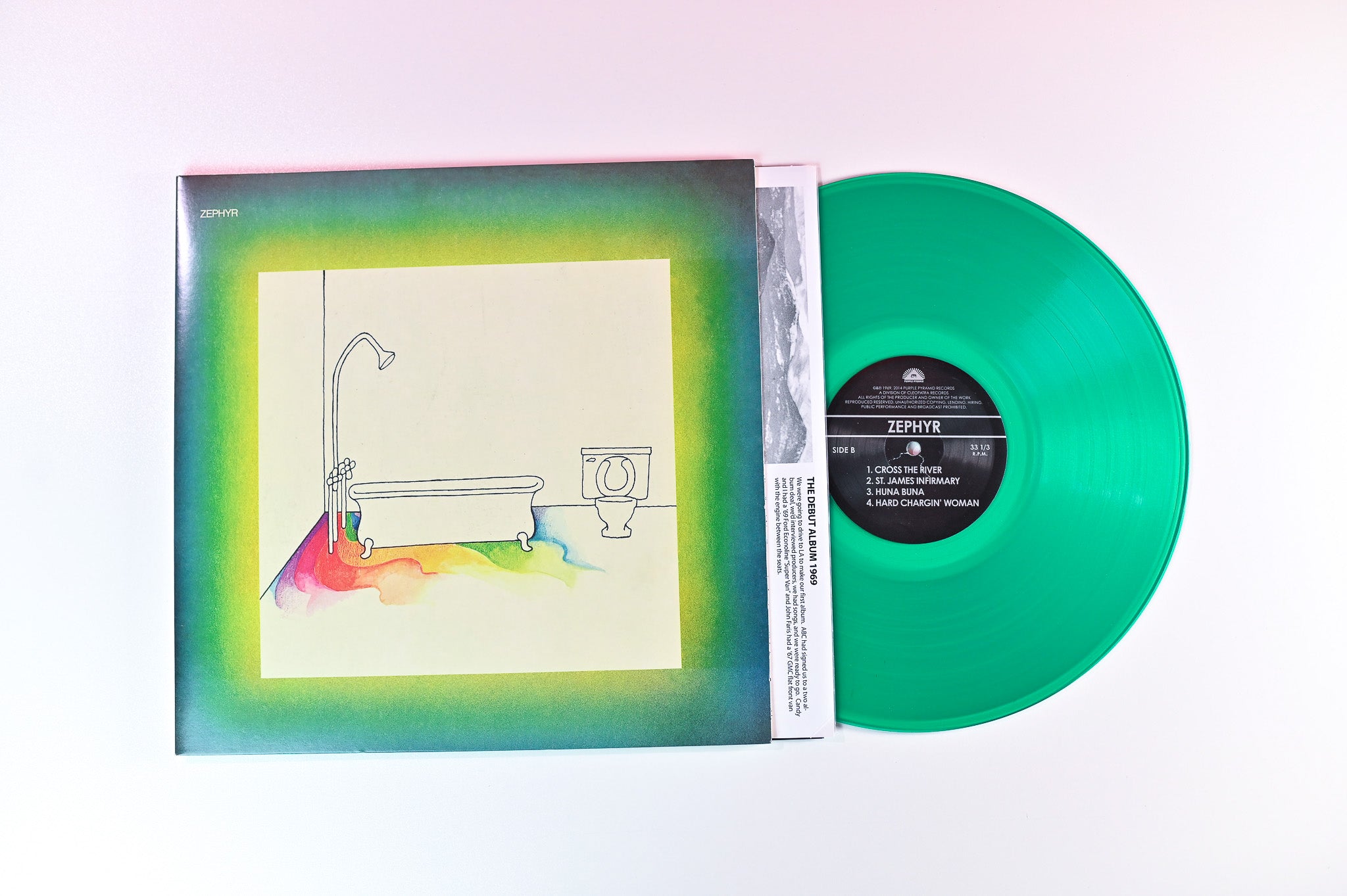 Zephyr - Zephyr on Purple Pyramid - Green Vinyl Reissue