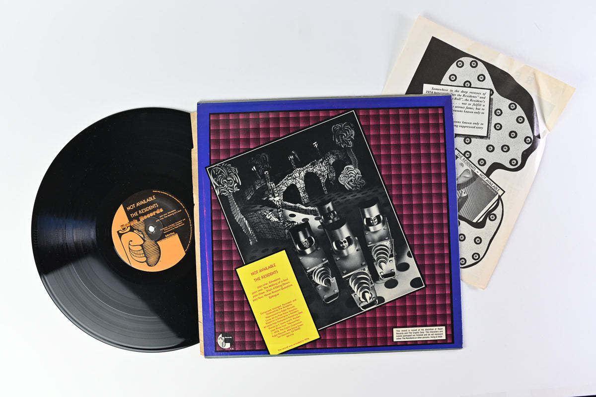 The Residents - Not Available on Ralph Orange Label – Plaid Room Records