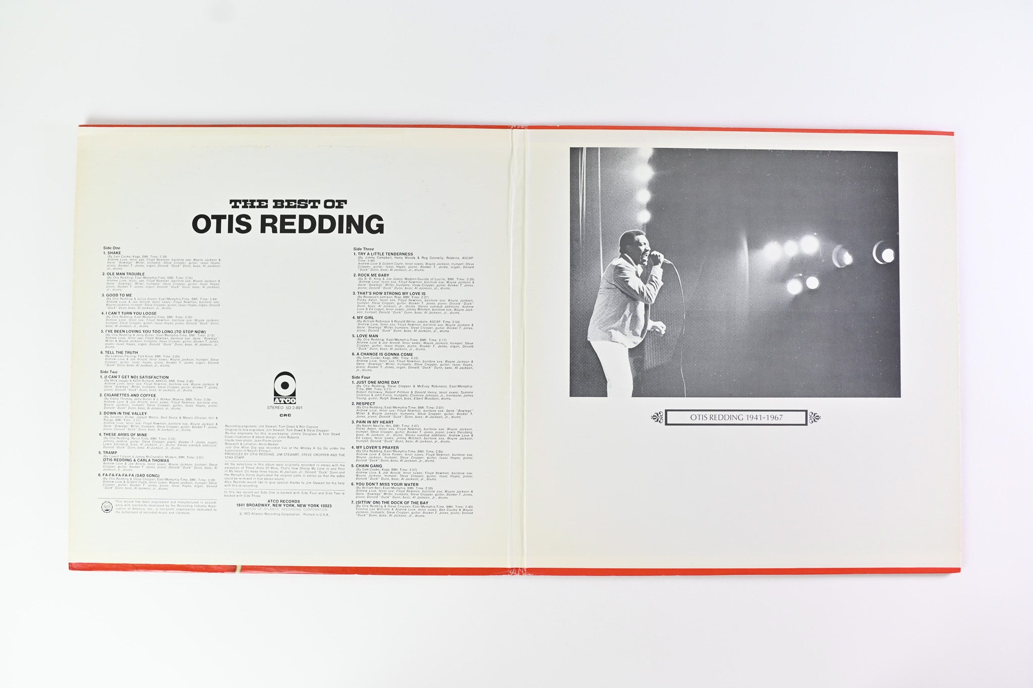 Otis Redding - The Best Of Otis Redding on ATCO Records