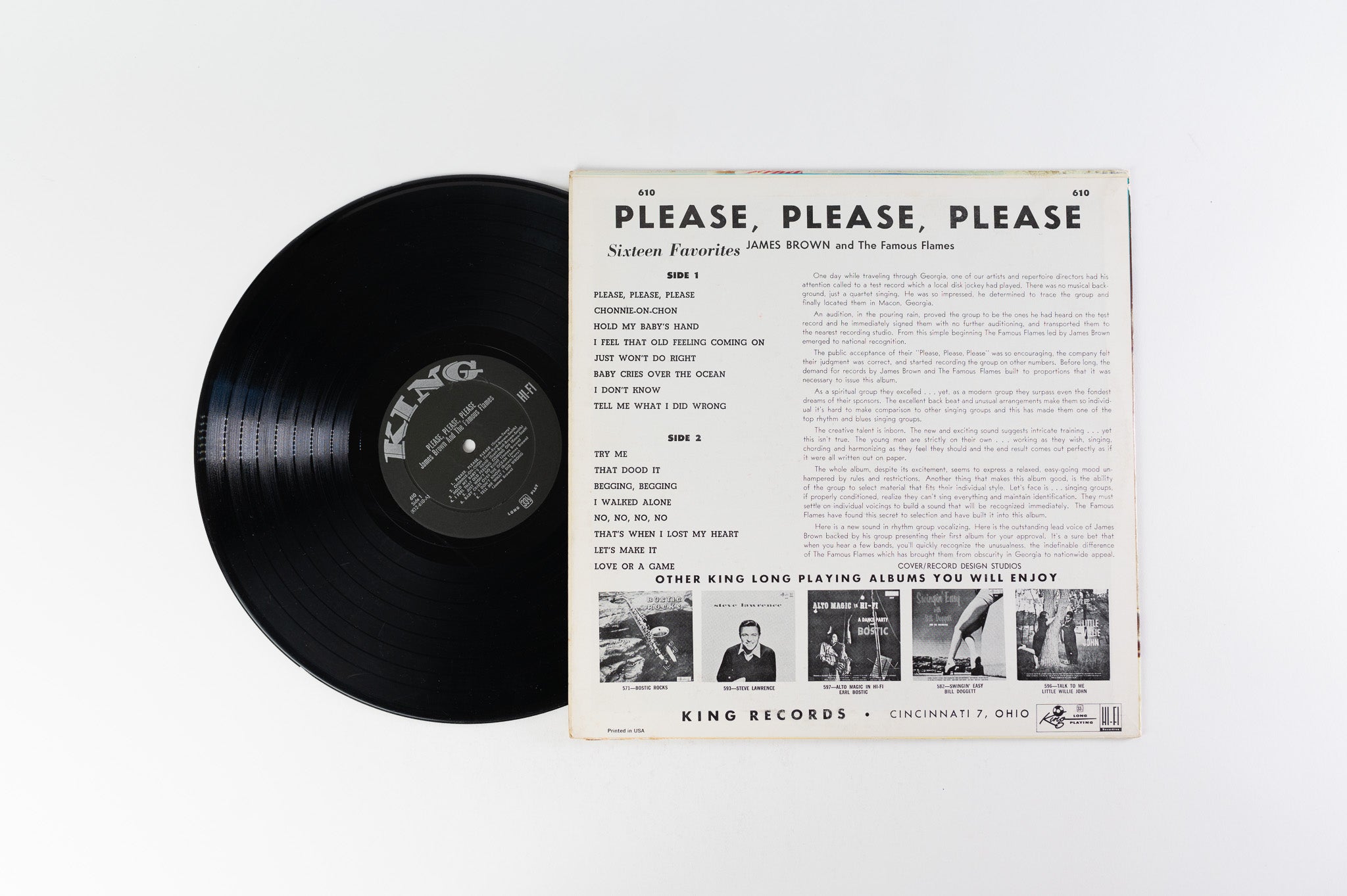 James Brown & The Famous Flames - Please, Please, Please on King Legs