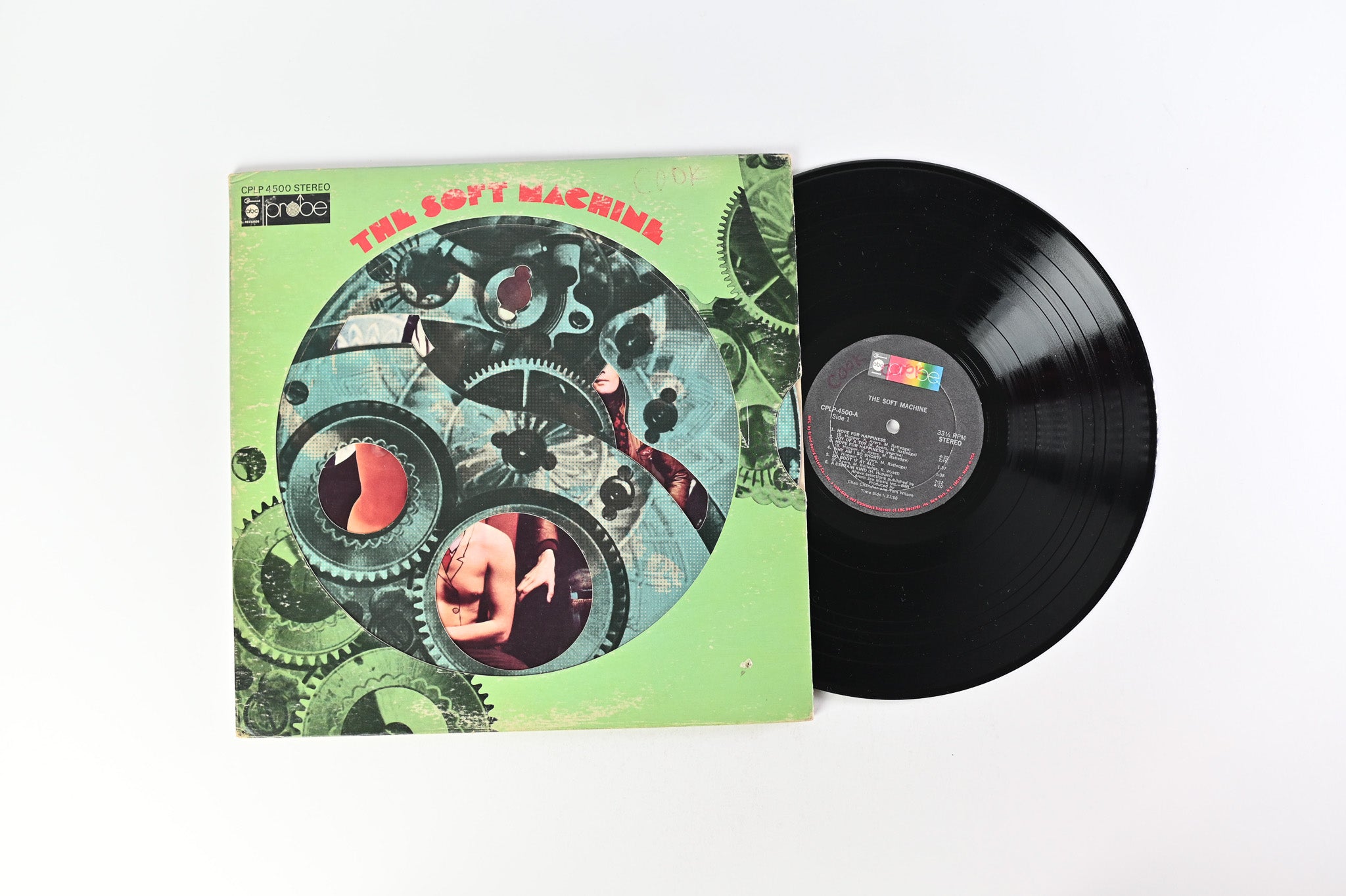 Soft Machine - The Soft Machine on Probe Uncensored Moving Parts Cover