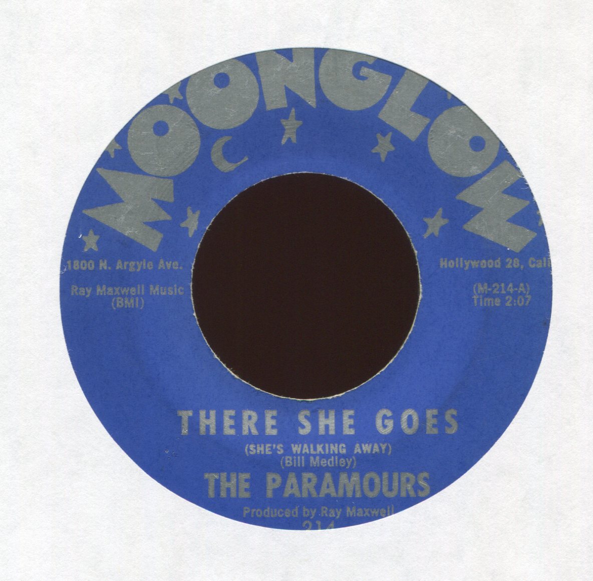 The Paramours - There She Goes (She's Walking Away) on Moonglow R&B Do