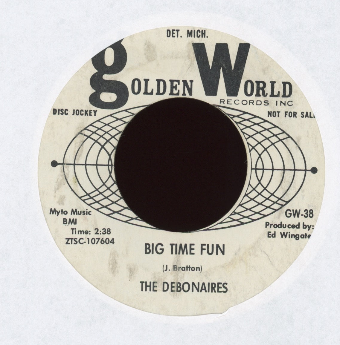 The Debonaires - How's Your New Love Treating You on Golden World Prom