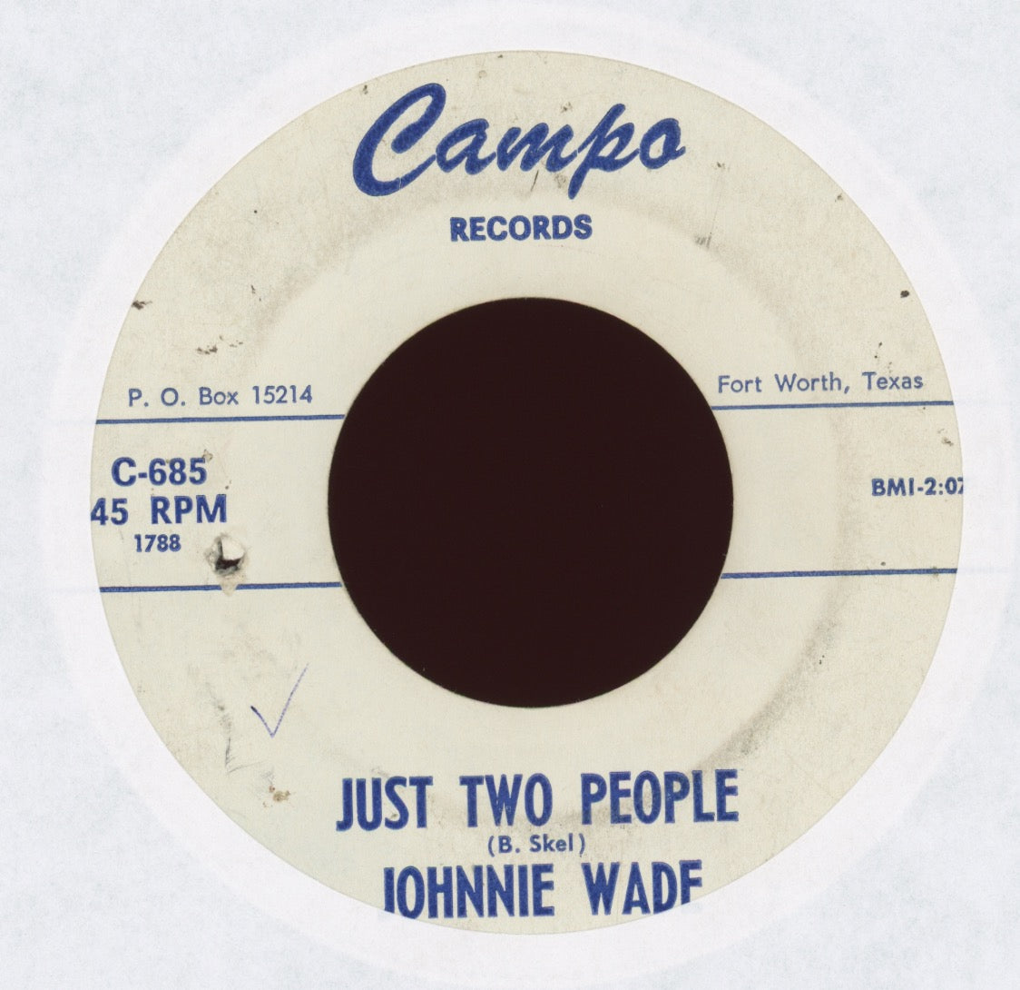 Johnnie Wade - Hold On on Campo – Plaid Room Records
