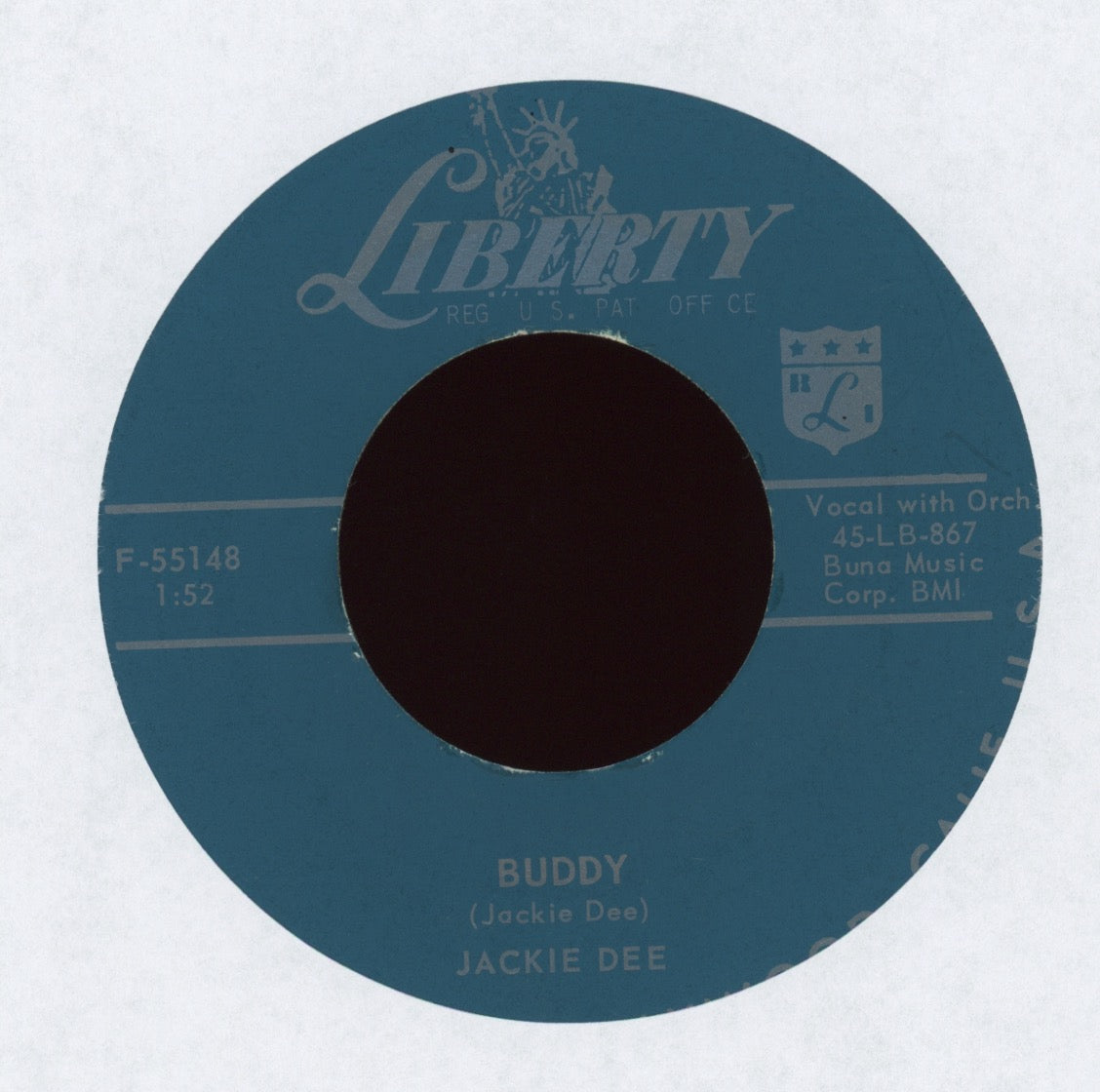 Jackie Dee - Buddy on Liberty Jackie DeShannon