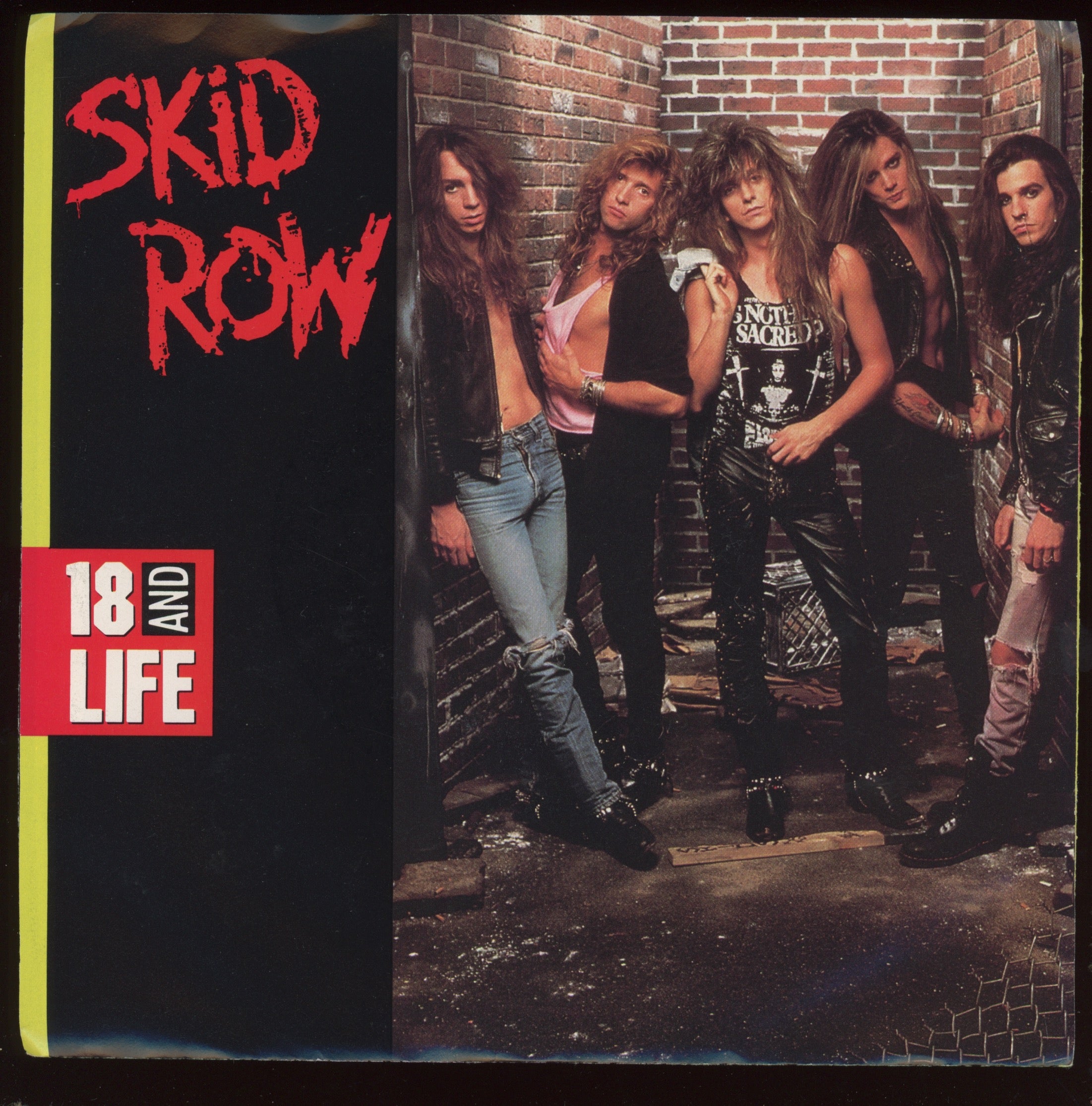 Skid Row - 18 And Life on Atlantic With Picture Sleeve