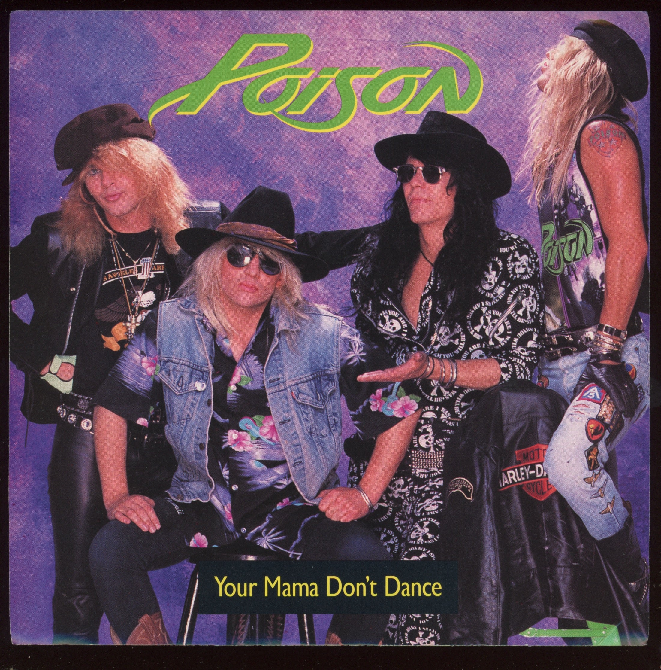 Poison - Your Mama Don't Dance on Enigma With Picture Sleeve