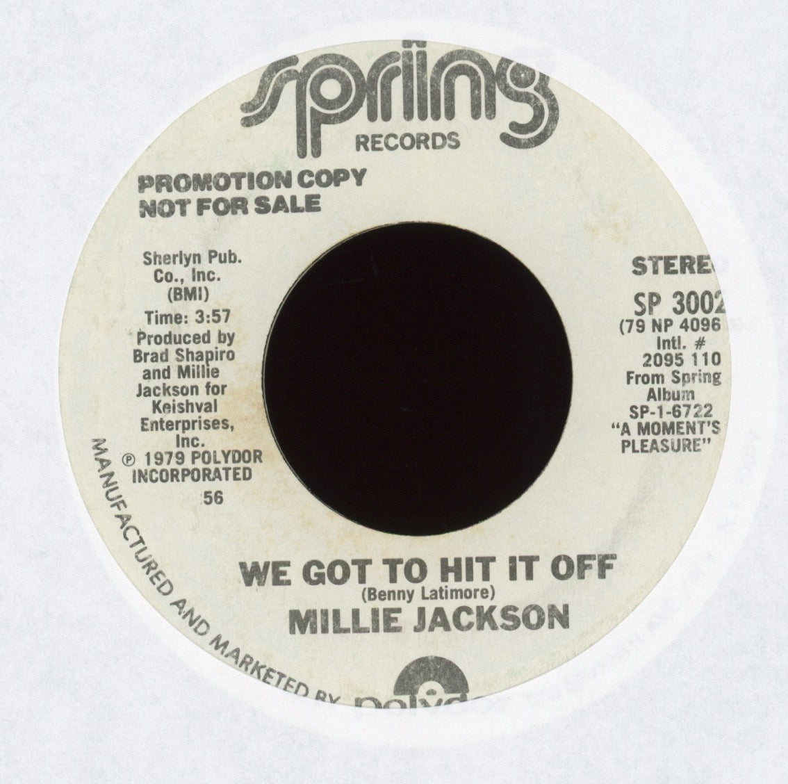 Millie Jackson - We Got To Hit It Off on Spring Promo