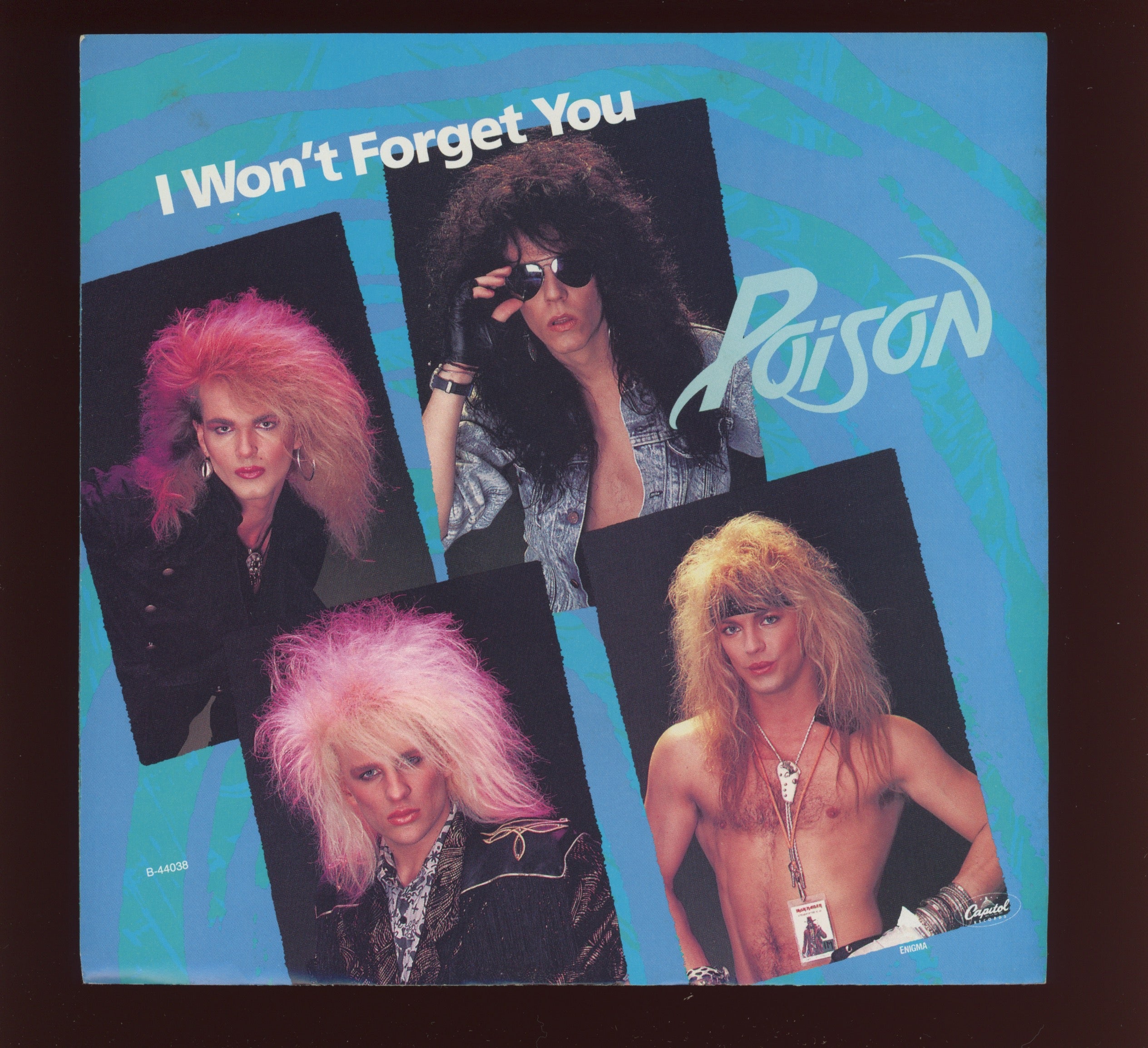 Poison - I Won't Forget You With Picture Sleeve