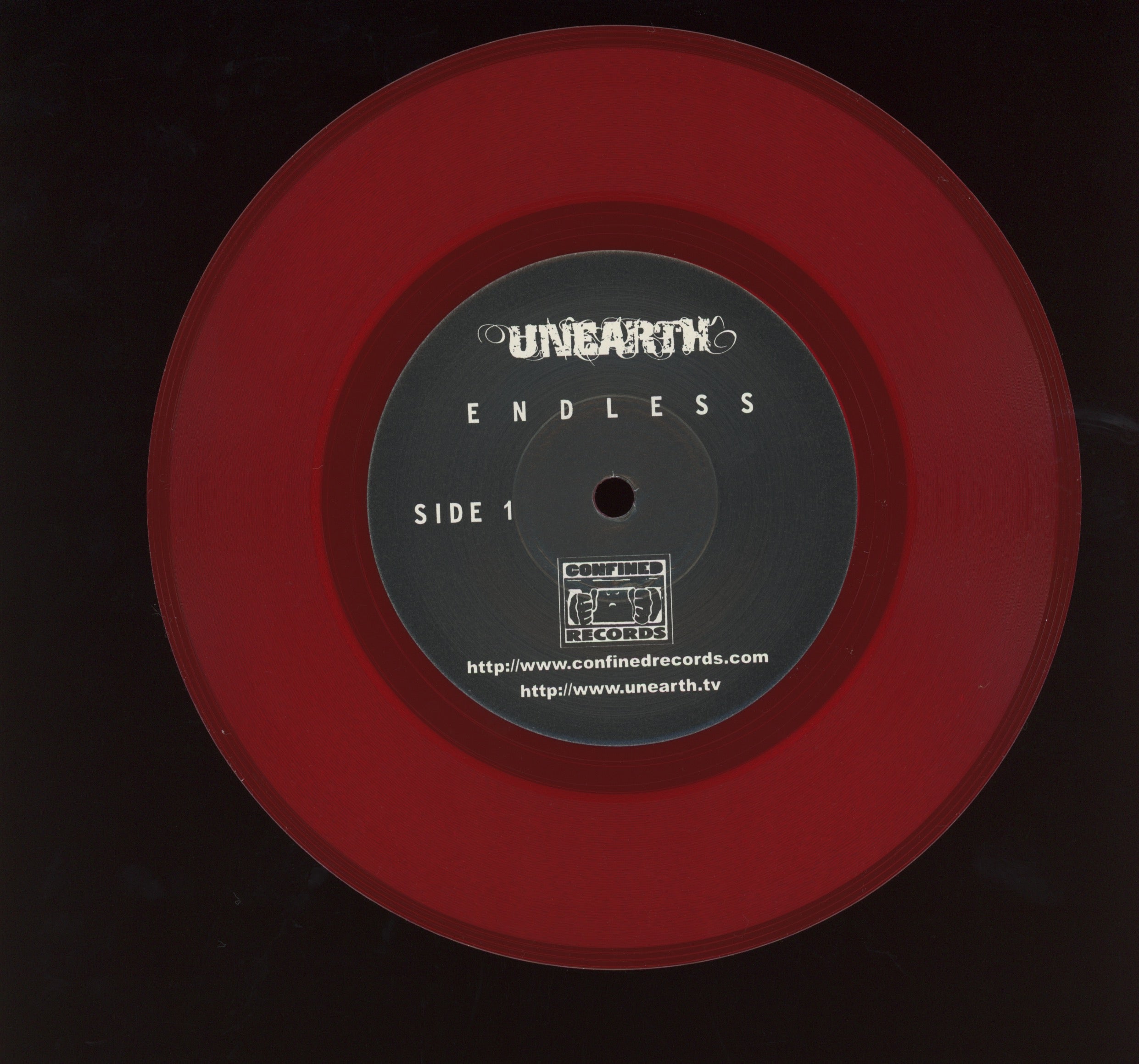 Unearth - Endless / My Desire on Confined Red Translucent 7"