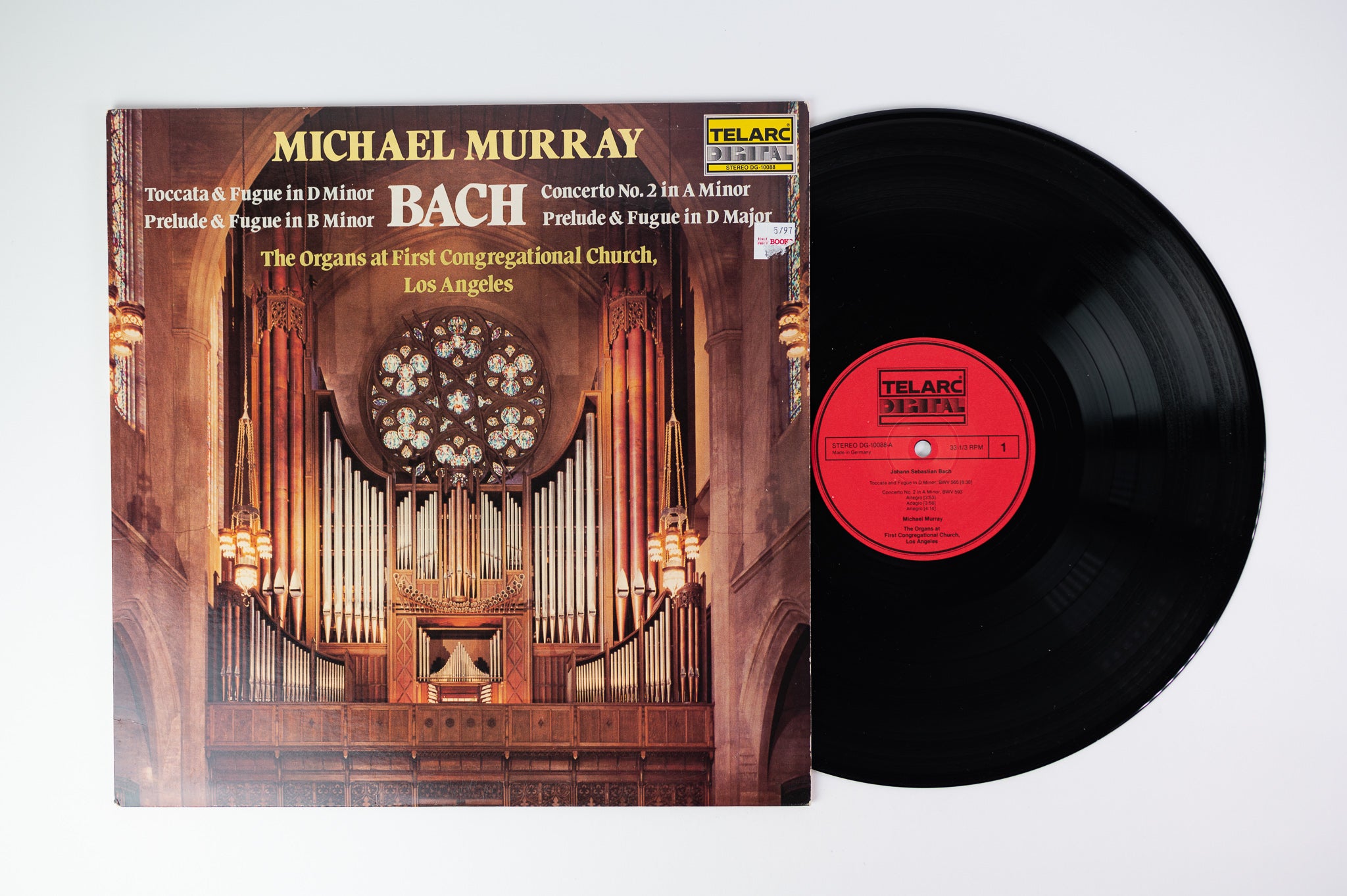 Michael Murray, Bach - The Organs At First Congregational Church, Los