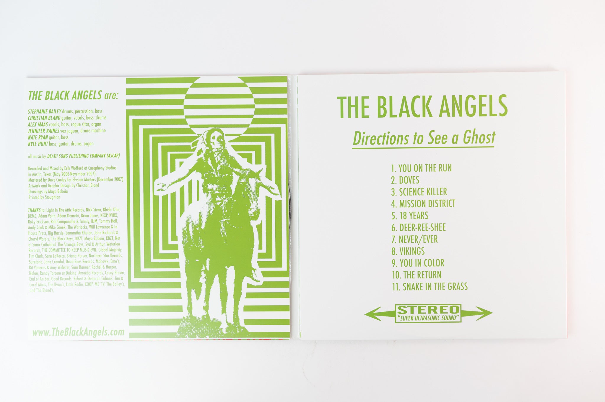 The Black Angels - Directions To See A Ghost on Light in the Attic