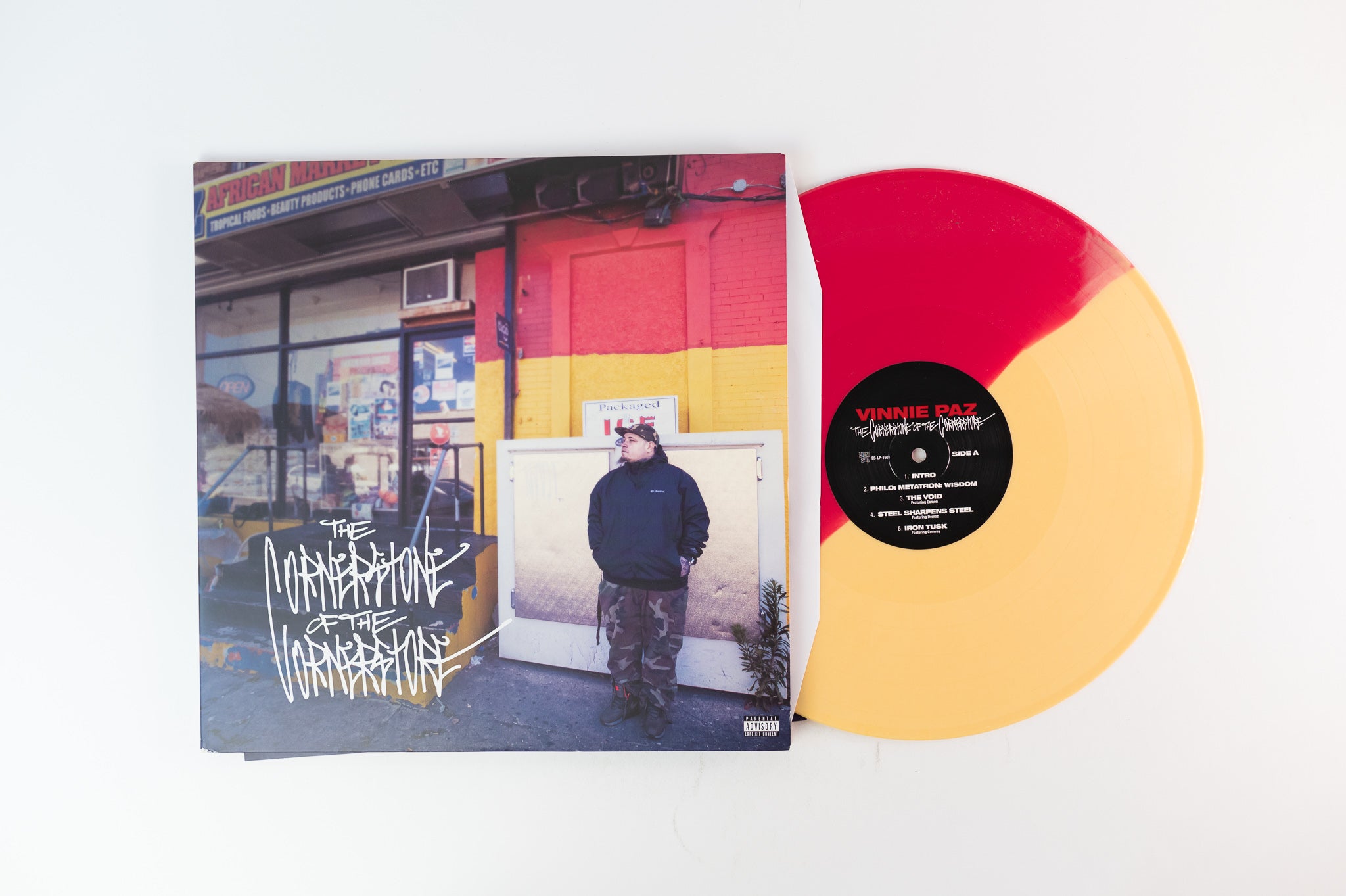 Vinnie Paz - The Cornerstone Of The Corner Store on Enemy Soil Red / Y