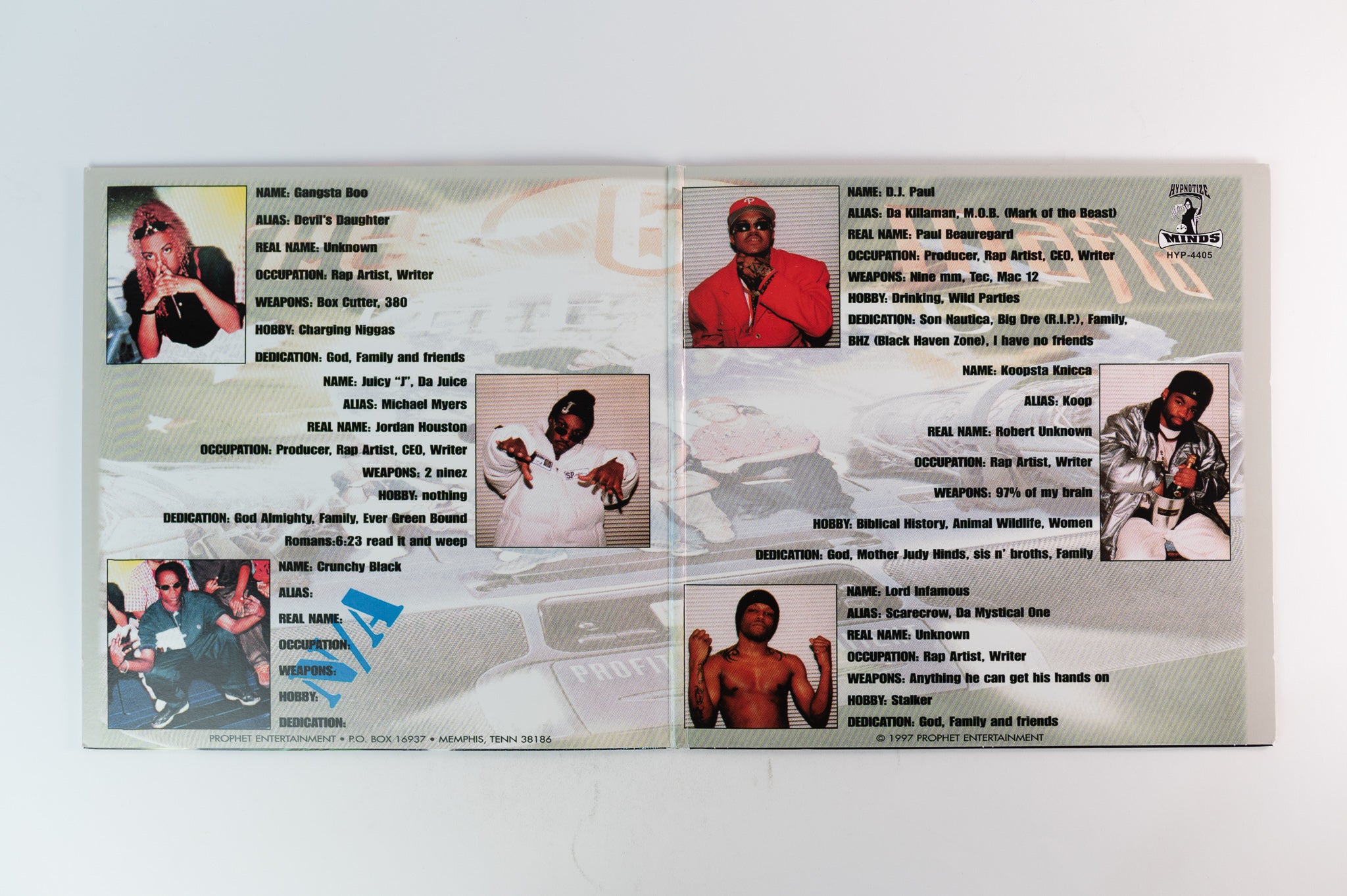 Three 6 Mafia - The End on Prophet Entertainment Limited Orange Transl