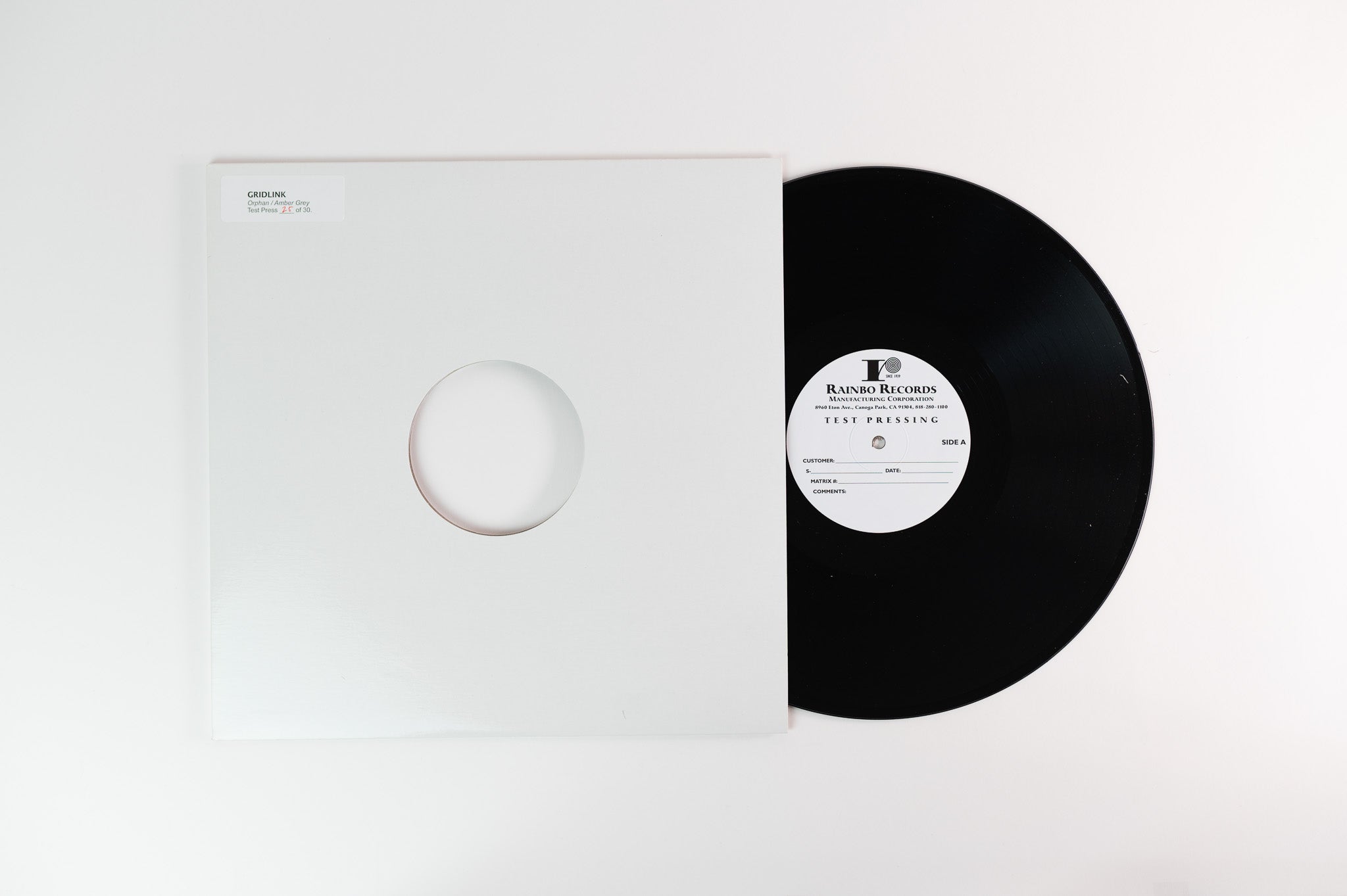 Gridlink - Orphan / Amber Grey on Hydra Head Records - Test Pressing