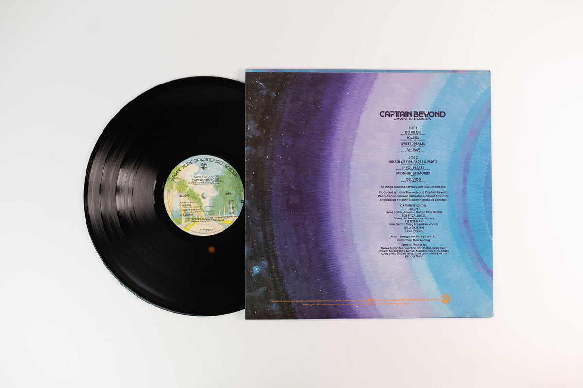 Captain Beyond - Dawn Explosion on Warner Bros – Plaid Room Records