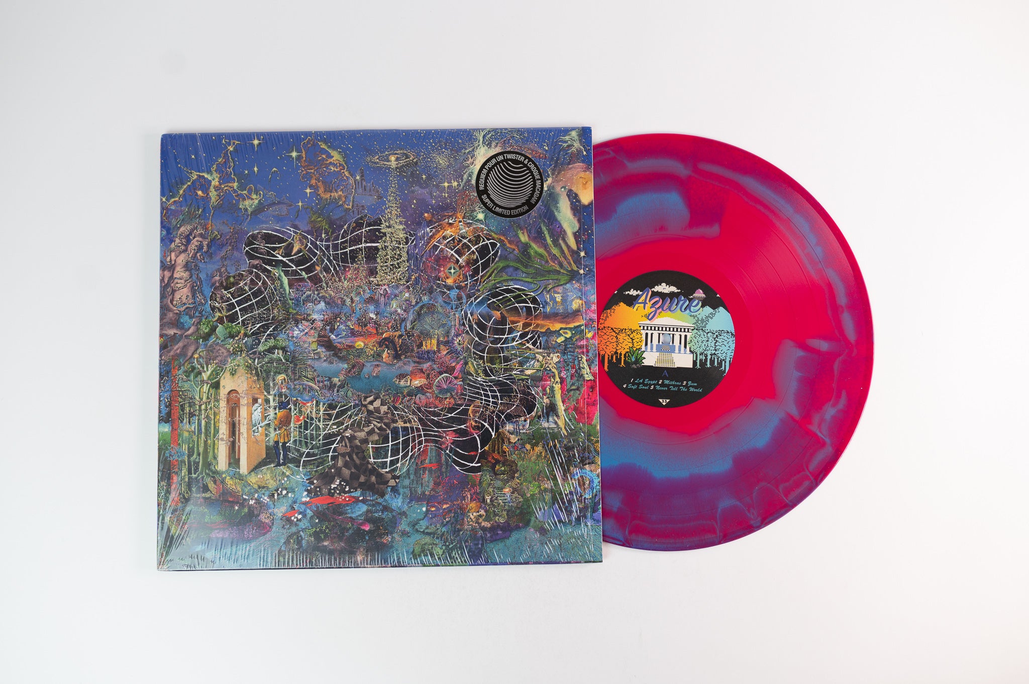 Vinyl Williams - Azure on Requiem Pour Un Twister Ltd Aqua Blue / Purp