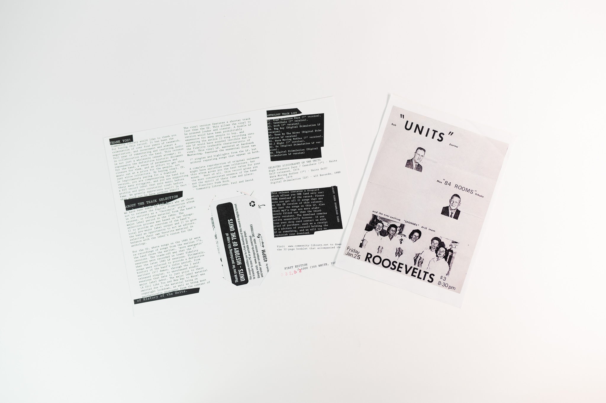 Units - History Of The Units - The Early Years: 1977-1983 on Community