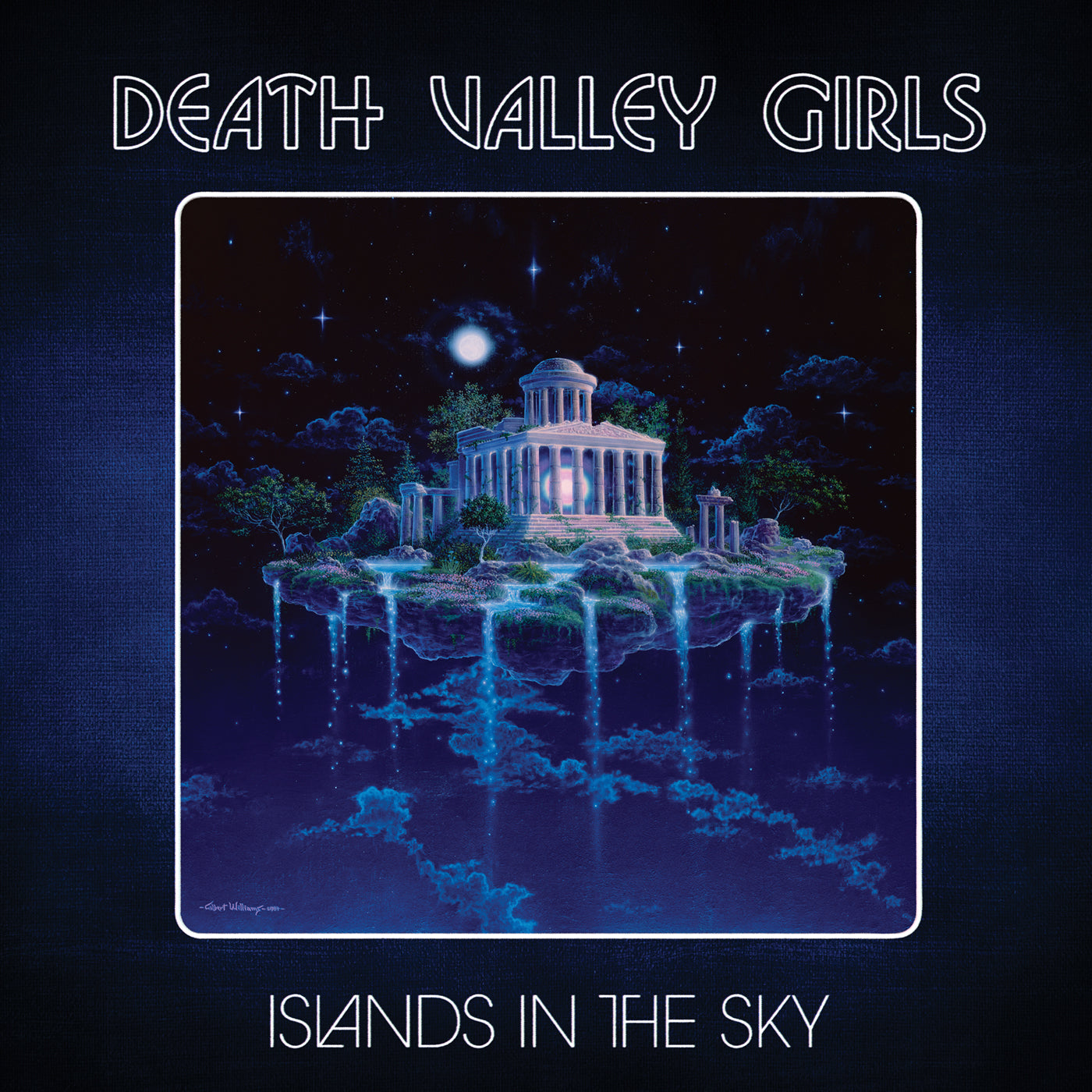 Death Valley Girls - Islands in the Sky [Half Neon Pink & Half Neon Or