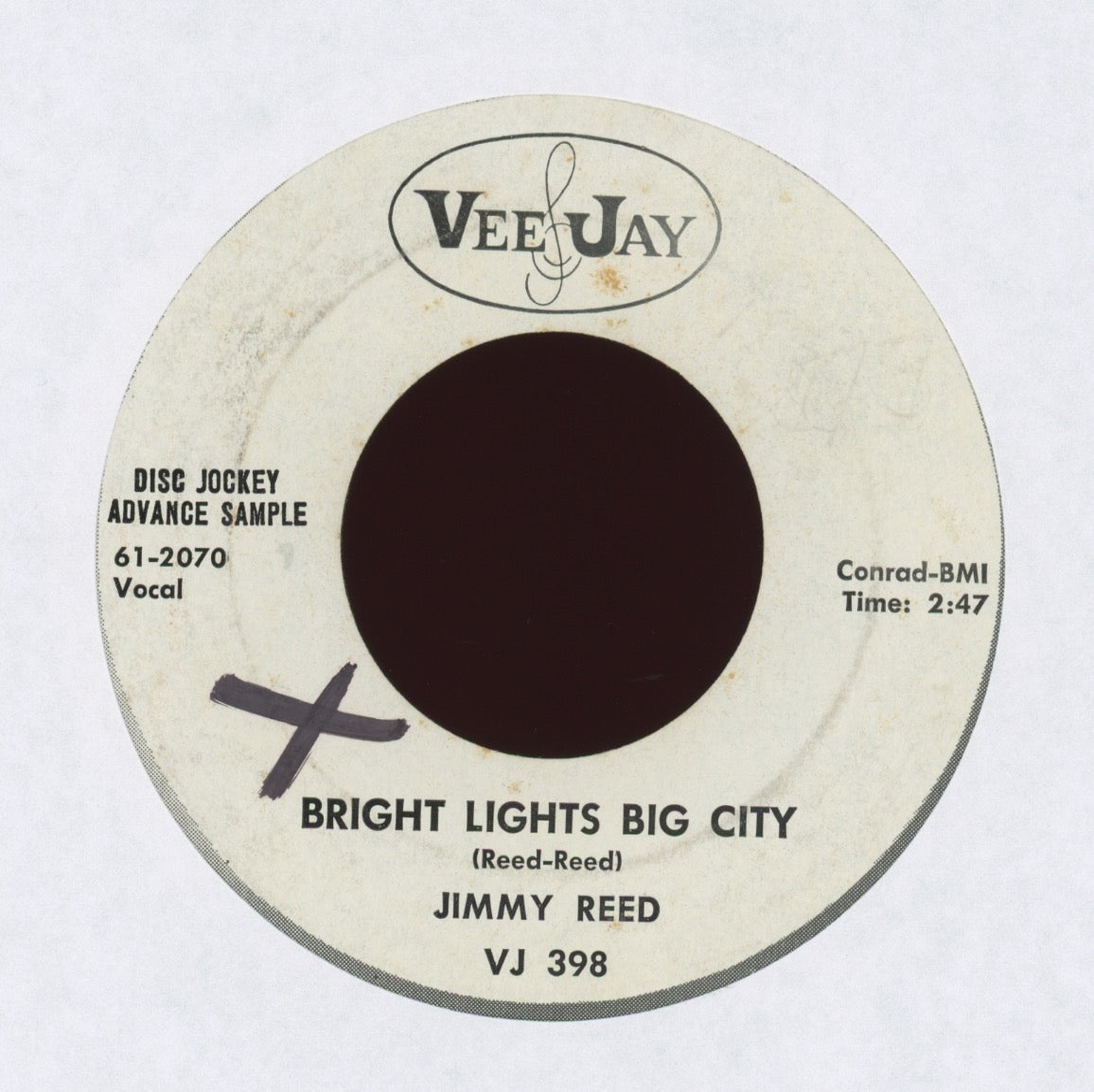 Jimmy Reed - Bright Lights Big City on Vee Jay Promo