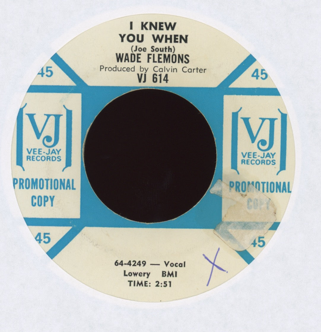 Wade Flemons - That Other Place on Vee Jay Promo